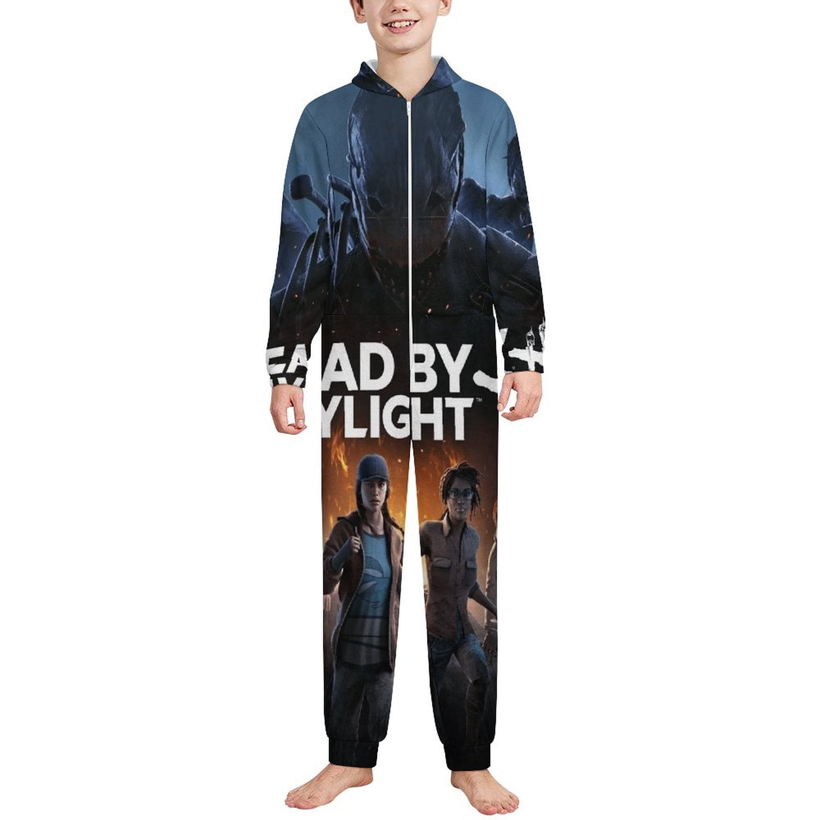 Dead by Daylight Kids Hooded Jumpsuit Union Suit Onesie One Piece ...