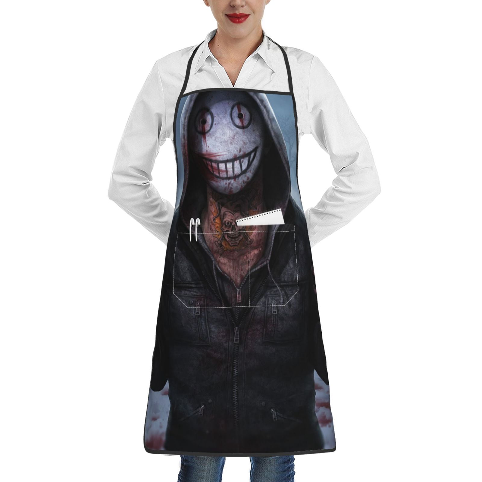 Dead by Daylight Waterproof Cooking Aprons, Adjustable Bib Soft Chef ...