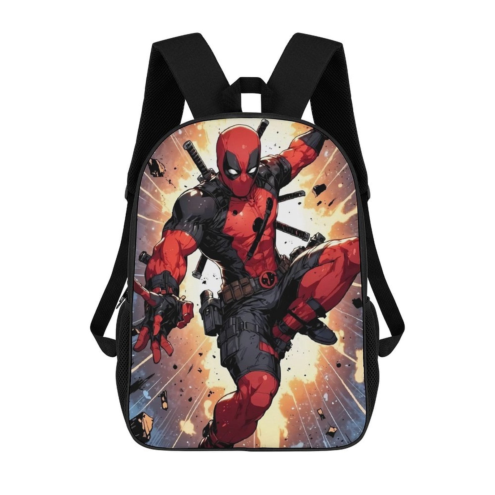 Dead-pool Backpack, Bookbag with Adjustable Shoulder Straps And Large ...