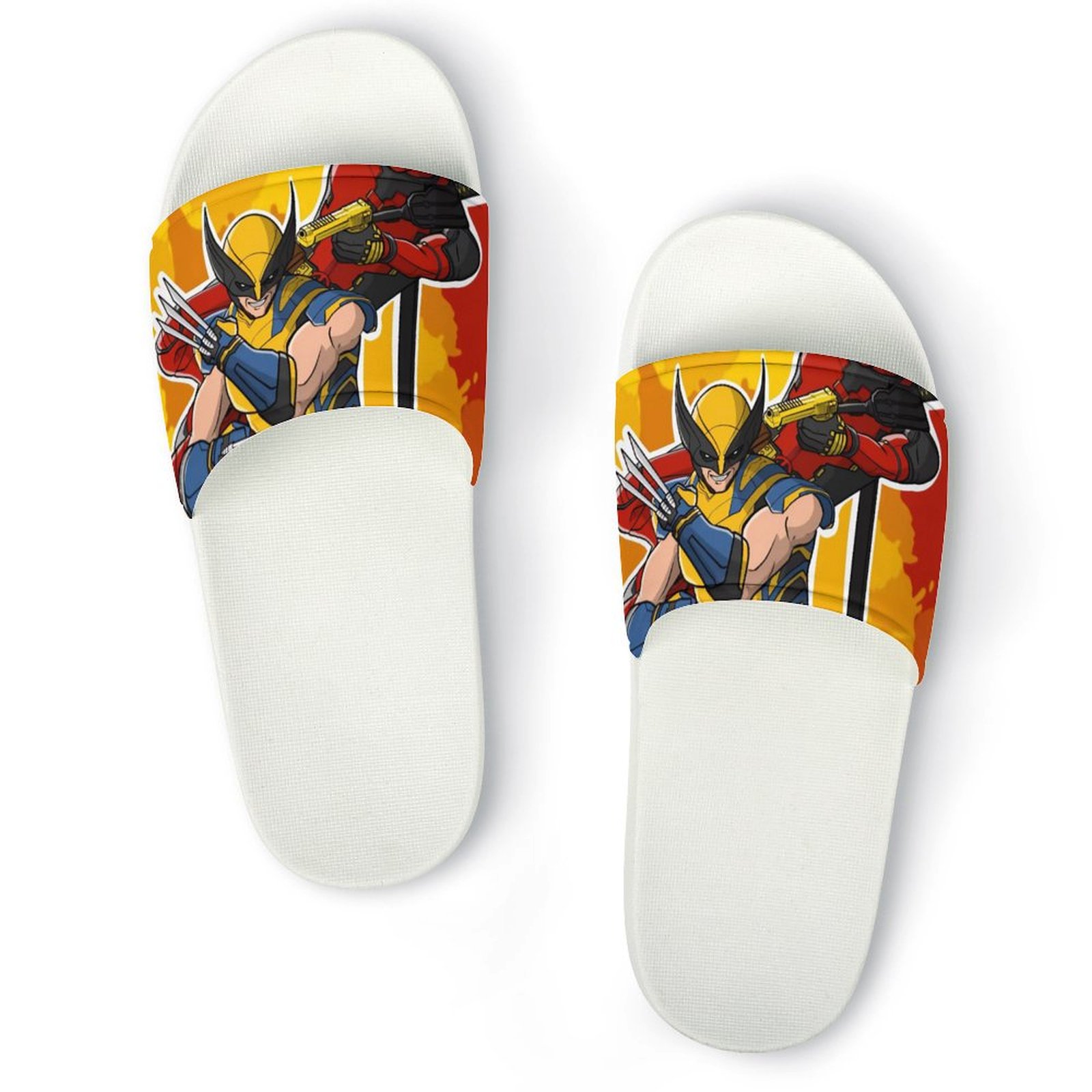 Dead-pool Wolv-erine Indoor Home Beach Non Slip Sanda Design Summer ...