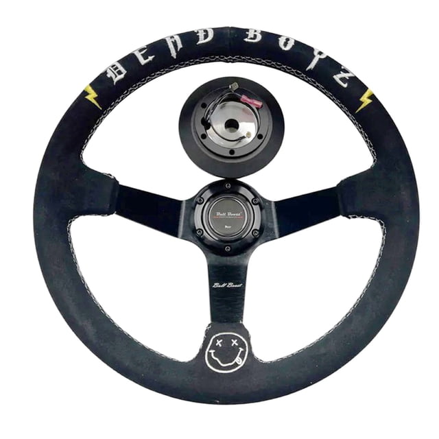 Deadboyz 350mm Steering Wheel + Short Hub Adapter Kit For Mazda Miata ...
