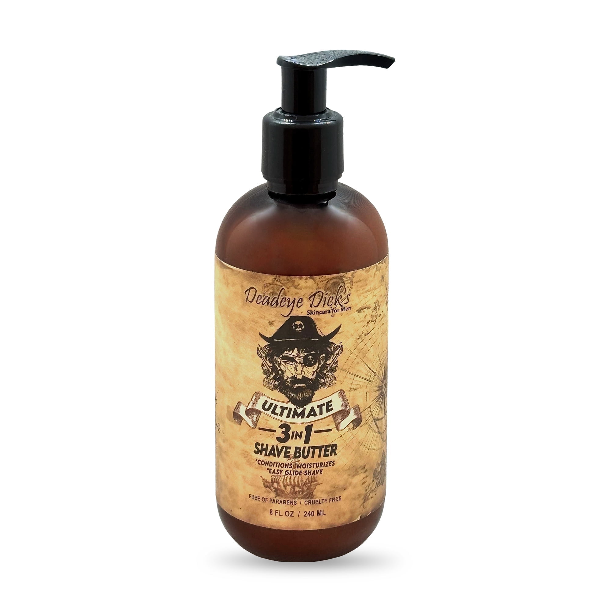 DeadeyeDicks 3-in-1 Shave Butter for Men, All Skin & Hair Types, Travel ...