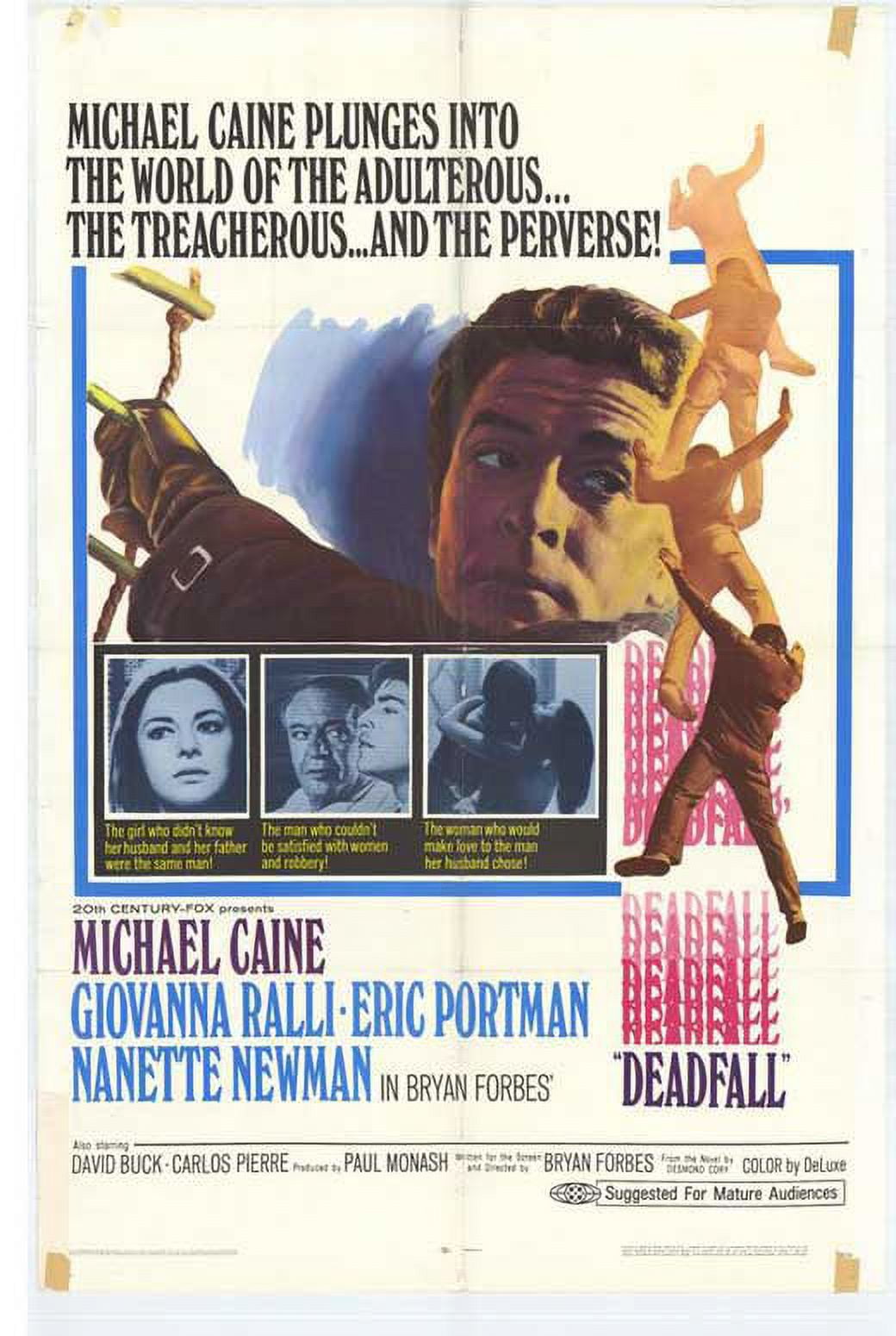 Deadfall - movie POSTER (Style A) (11" x 17") (1968) - Walmart.com