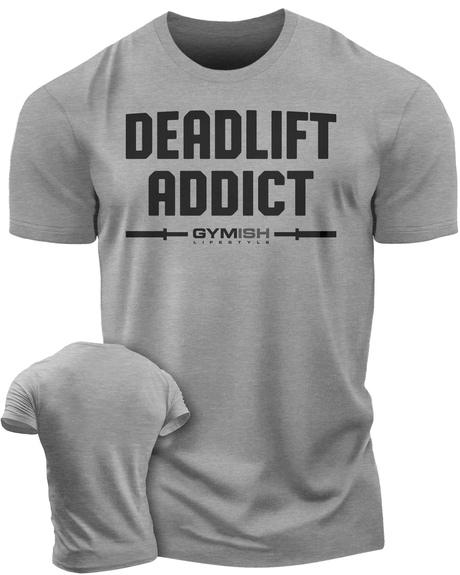 Deadlift Addict Funny Workout Gym T-Shirts for Men - Walmart.com