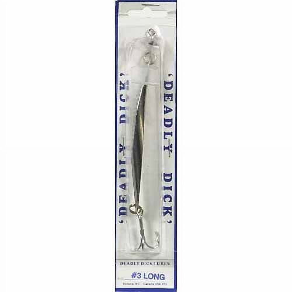 Deadly Dick Long Casting/Jigging Spoon 3 OZ SILVER REFRACTA - Walmart.com