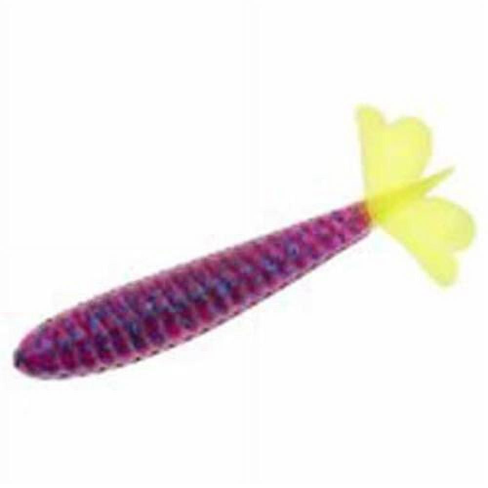 Deadly Dudley DDTT-807 Terror Tail Purple Green 3" SW Soft Plastic ...