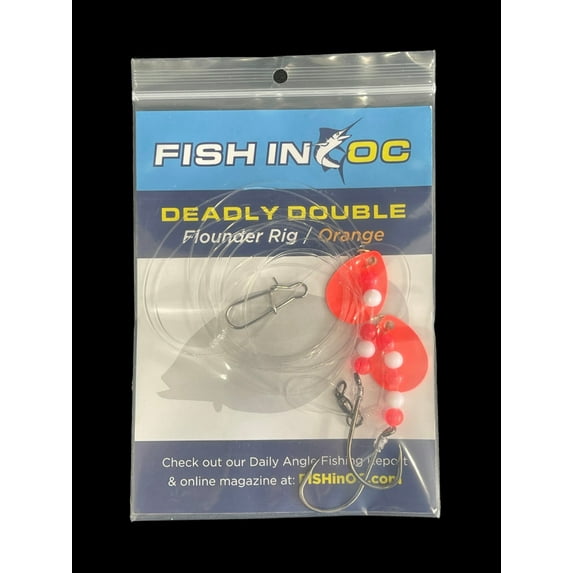 Deadly Double Flounder Rig for Saltwater Fishing with Chartreuse ...