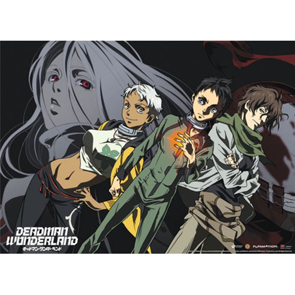 Deadman Wonderland Ganta, Nagi, Karako, & Shiro Wallscroll - Walmart.com