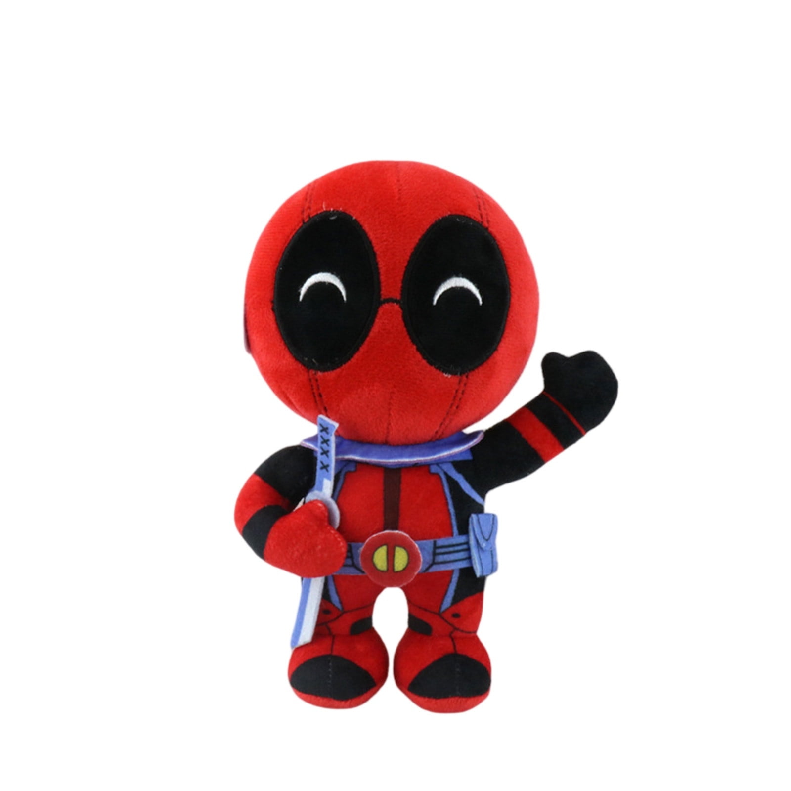 Deadpool 11.8 in. Classic Suit Plush Doll, RedSuperhero Movie ...