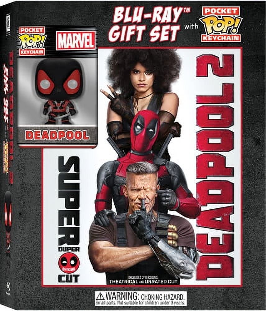 Deadpool 2 (Blu-Ray + Digital Code + Funko Keychain) (WM Exclusive ...