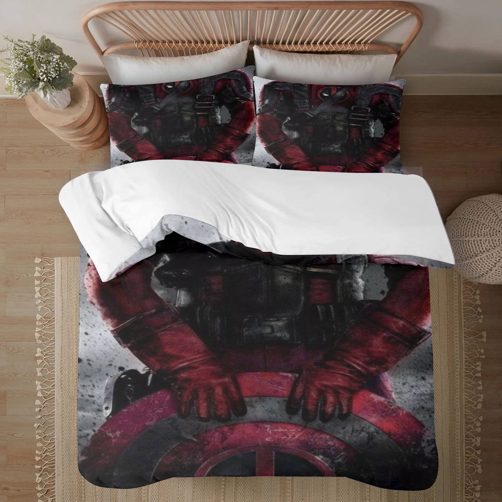 Deadpool 228*264CM Three Piece Bedding Set - Walmart.com