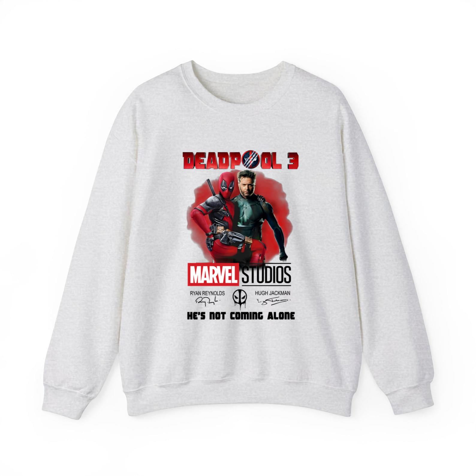 Deadpool 3 Shirt Marvel Studios Hes Not Coming Alone Shirt - Walmart.com