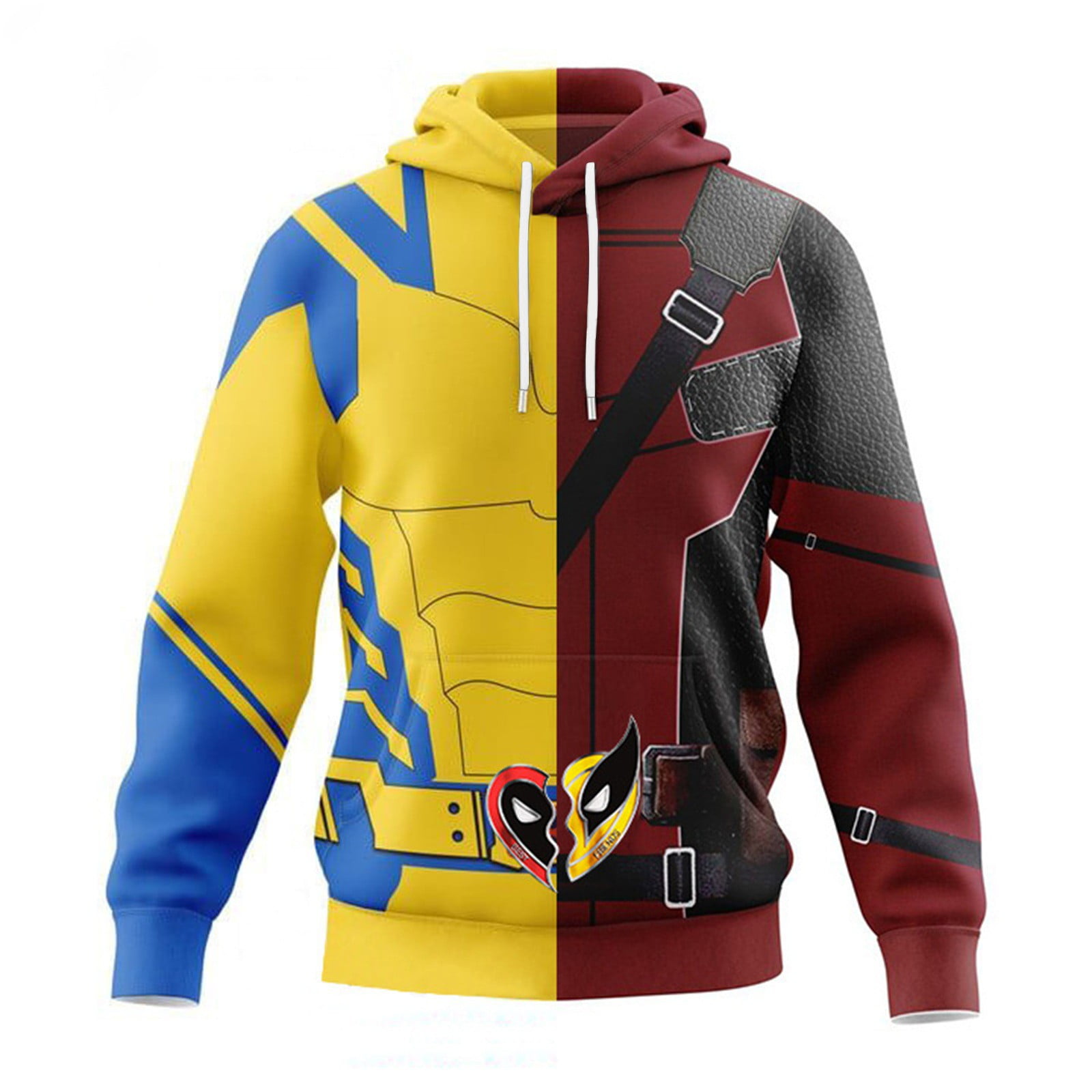 Deadpool 3D Cartoon Doll Car Pendant, Rearview Mirror Pendant, Plastic ...