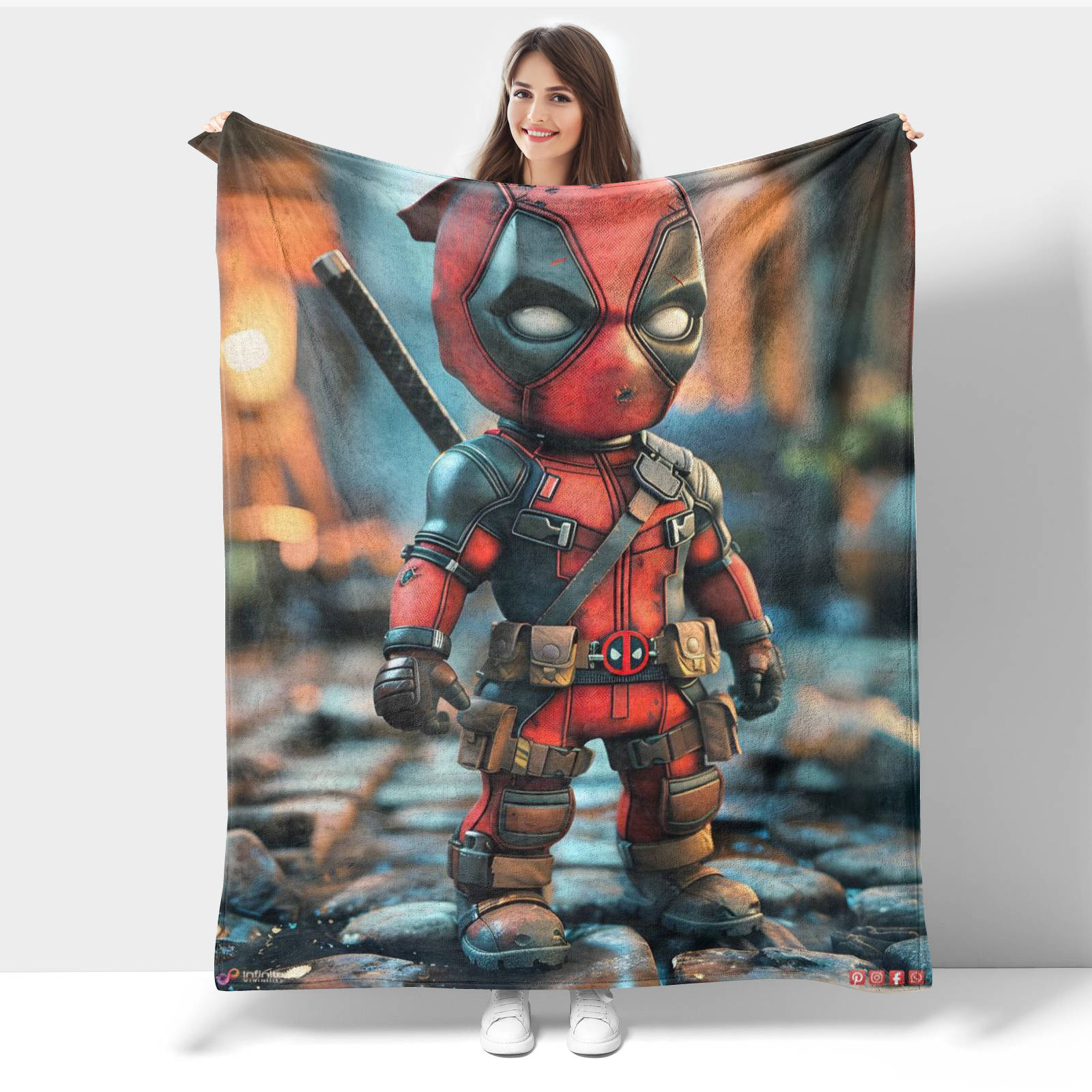 Deadpool 40IN*30IN Blanket - Walmart.com