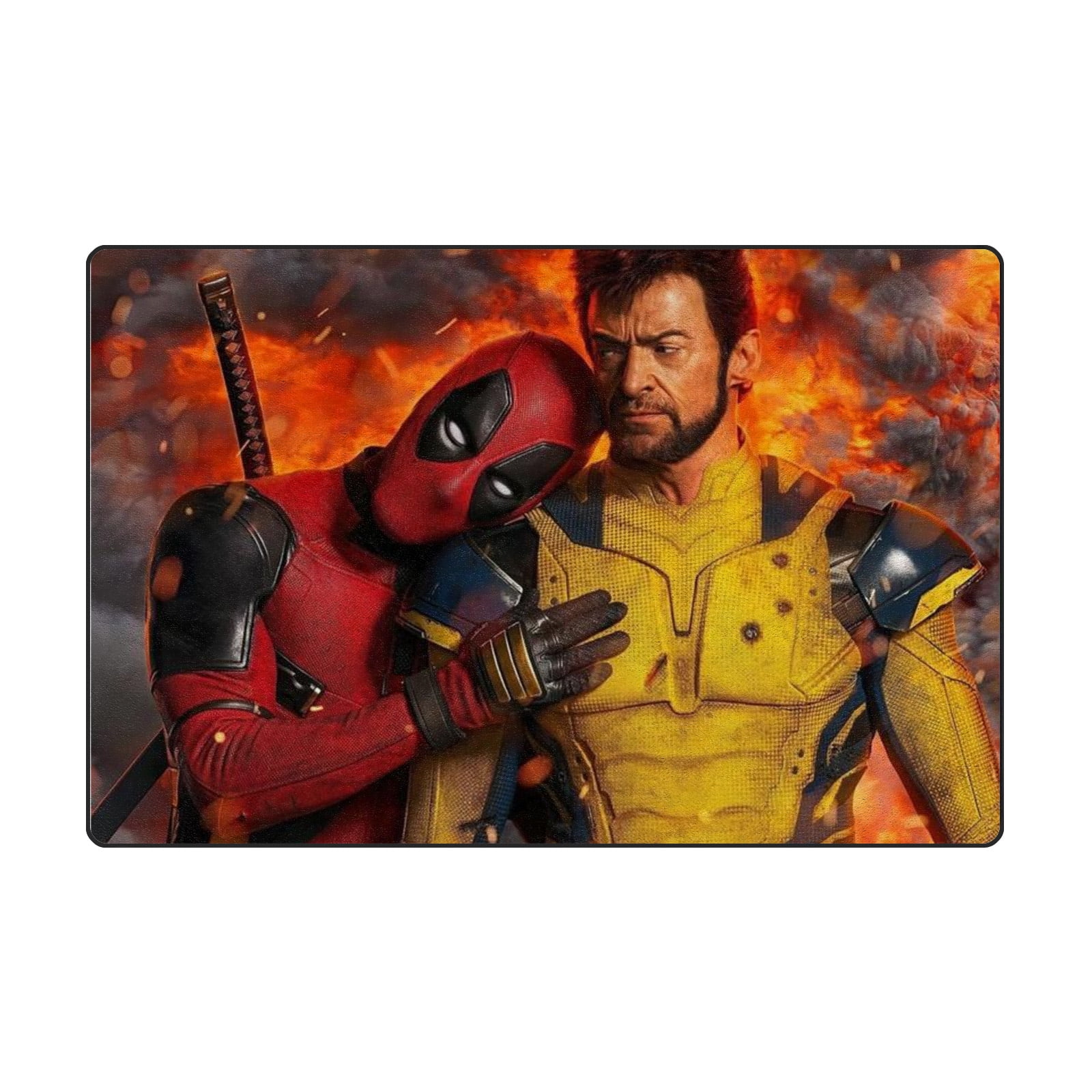 Deadpool 48*72IN Home Kitchen Decor Non Slip Washable Indoor Door Mat ...