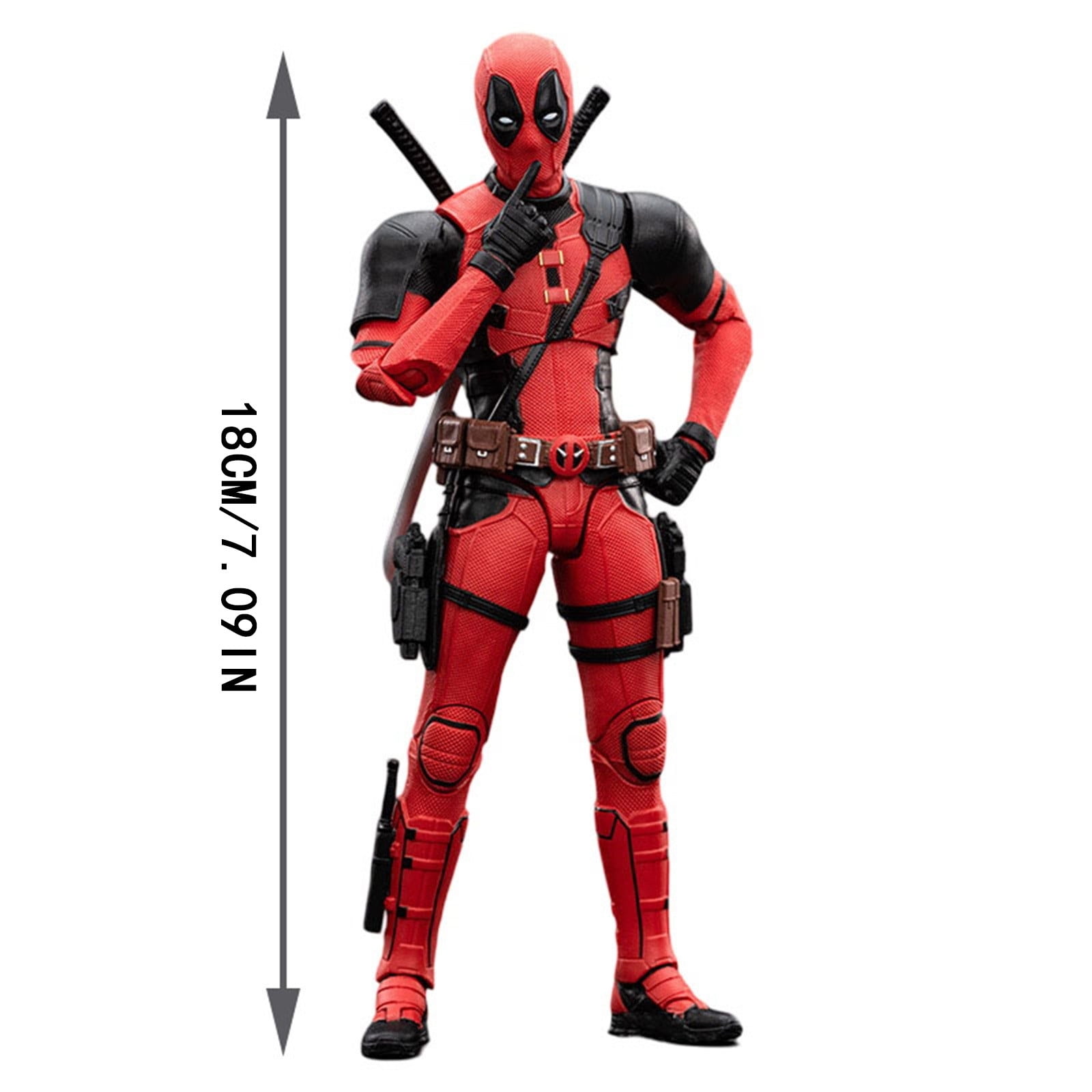 Deadpool 7-Inch Action Figure with Accessory, Super Hero Toys for Fans ...