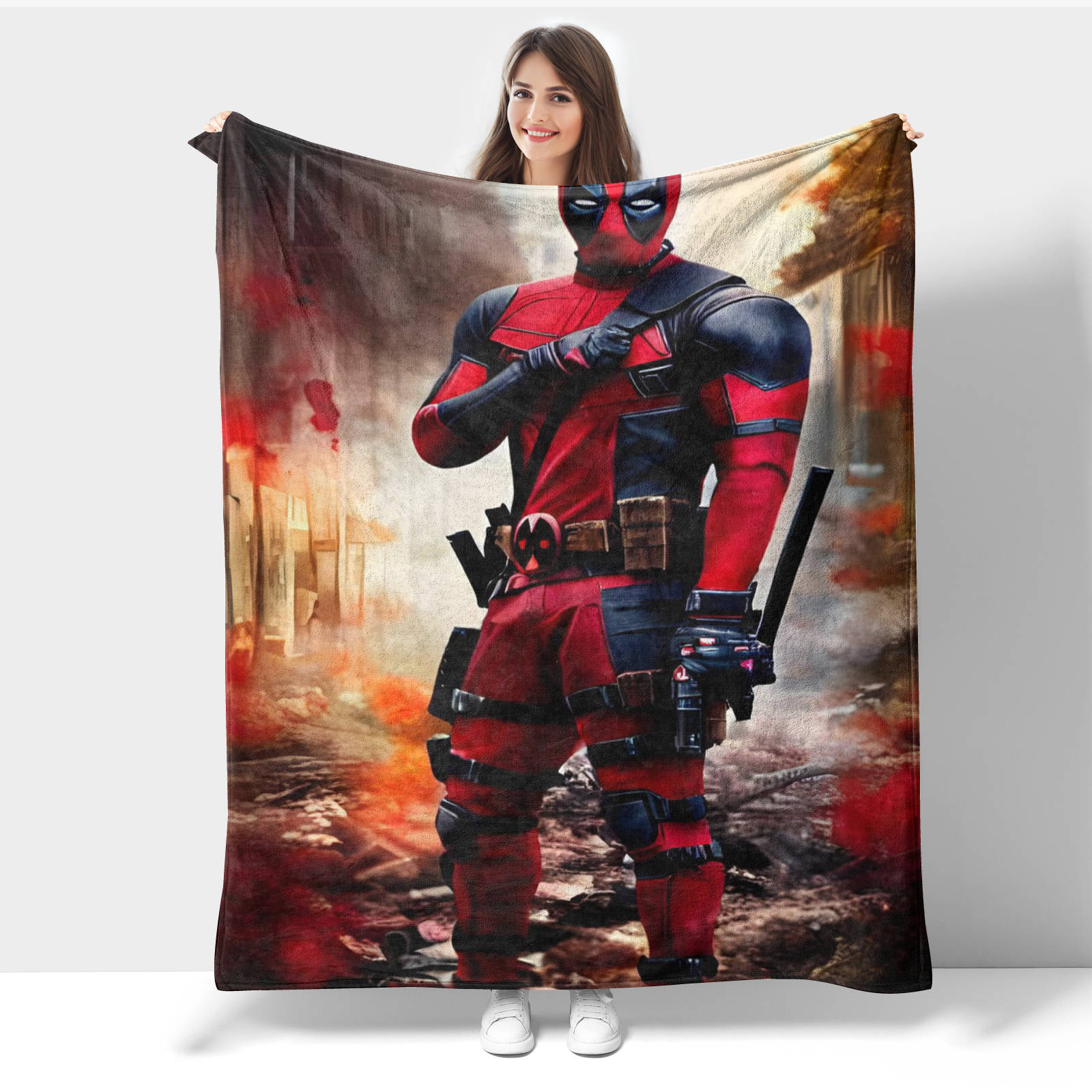 Deadpool 80IN*60IN Blanket - Walmart.com