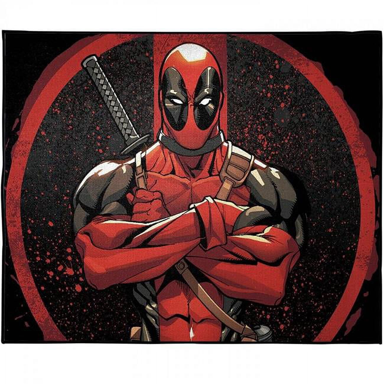 Deadpool 820323 Marvel Tough Guy Pose Room Rug - Walmart.com