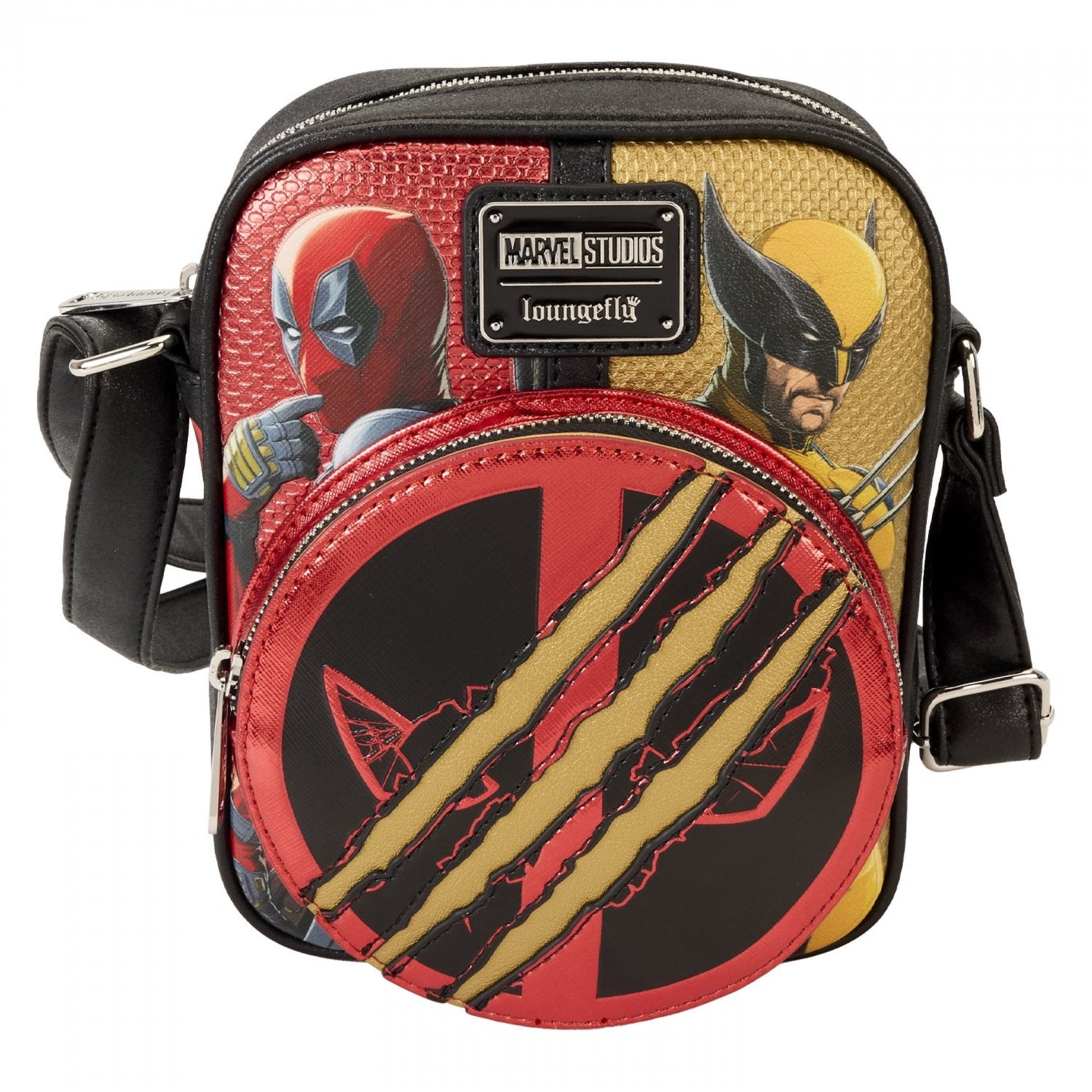Loungefly Marvel Deadpool Wolverine Crossbody Bag - Walmart.com