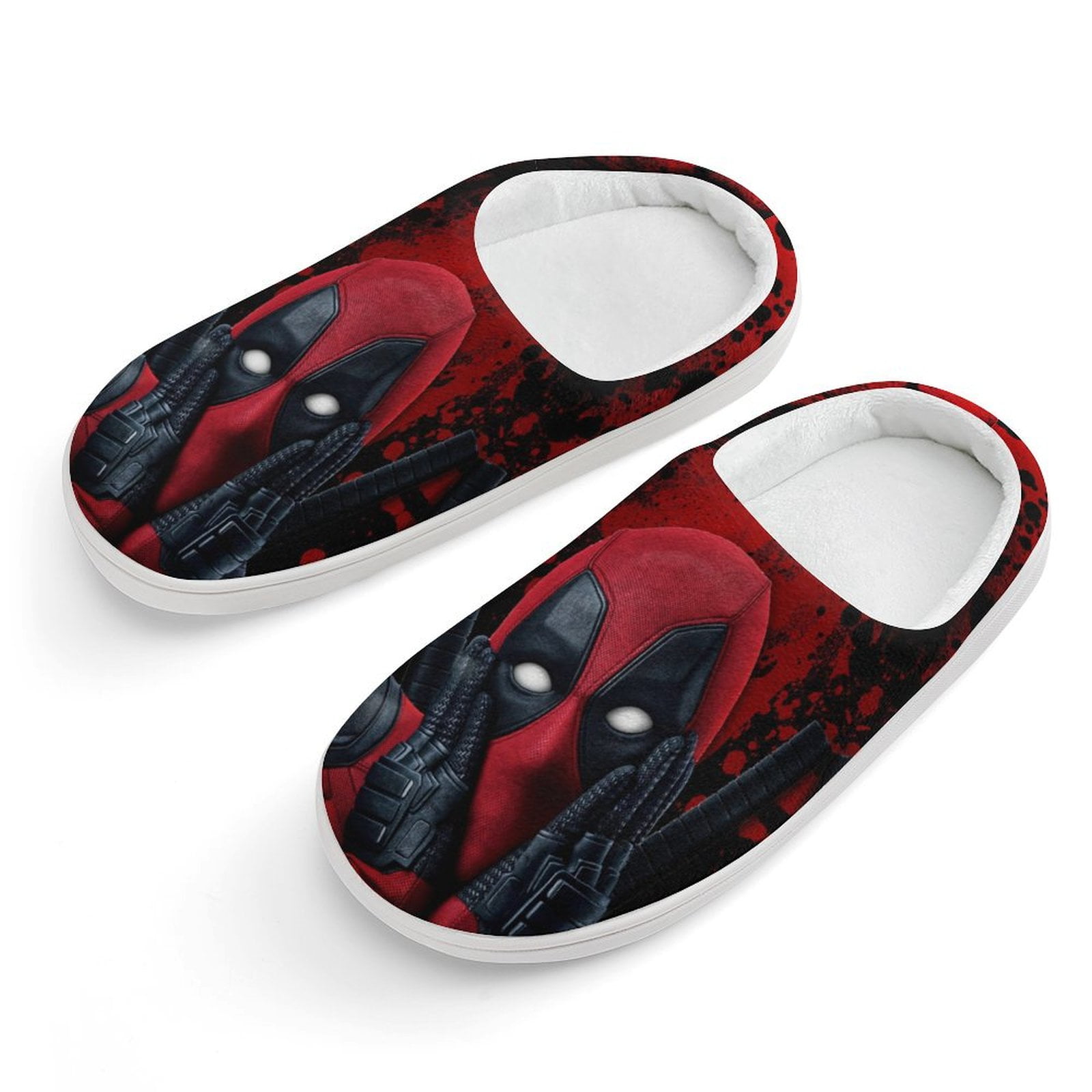 Deadpool Acting Cute Slippers for Kids Girls Boys,Soft Plush Cute ...