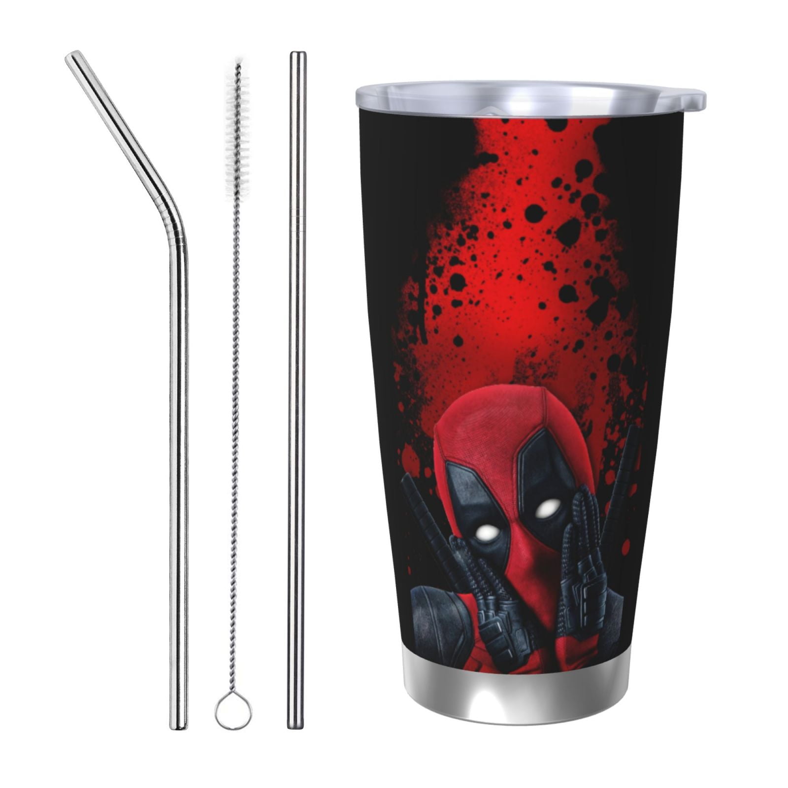 Deadpool Acting Cute Water Bottle,Coffee Cups,20oz Stainless Steel ...