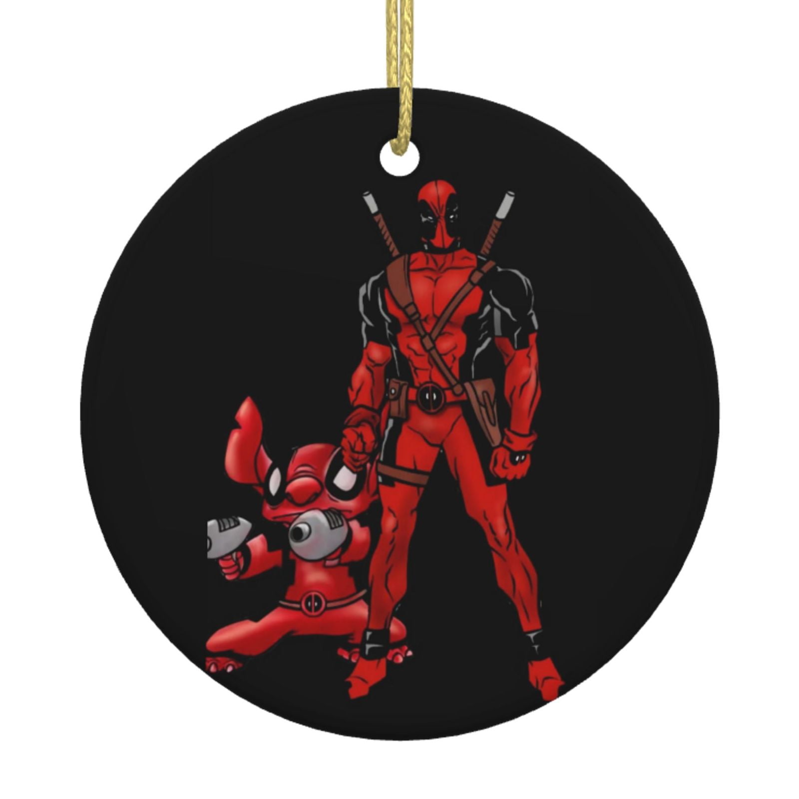 Deadpool And Stitch Christmas Ornament 2026,Ornaments for Christmas ...
