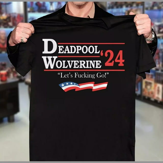 Deadpool And Wolverine 24 Let's F.cking Go Funny Election Tshirt Men ... Deadpool And Wolverine 24 Let's F.cking Go Funny Election Tshirt Men ...