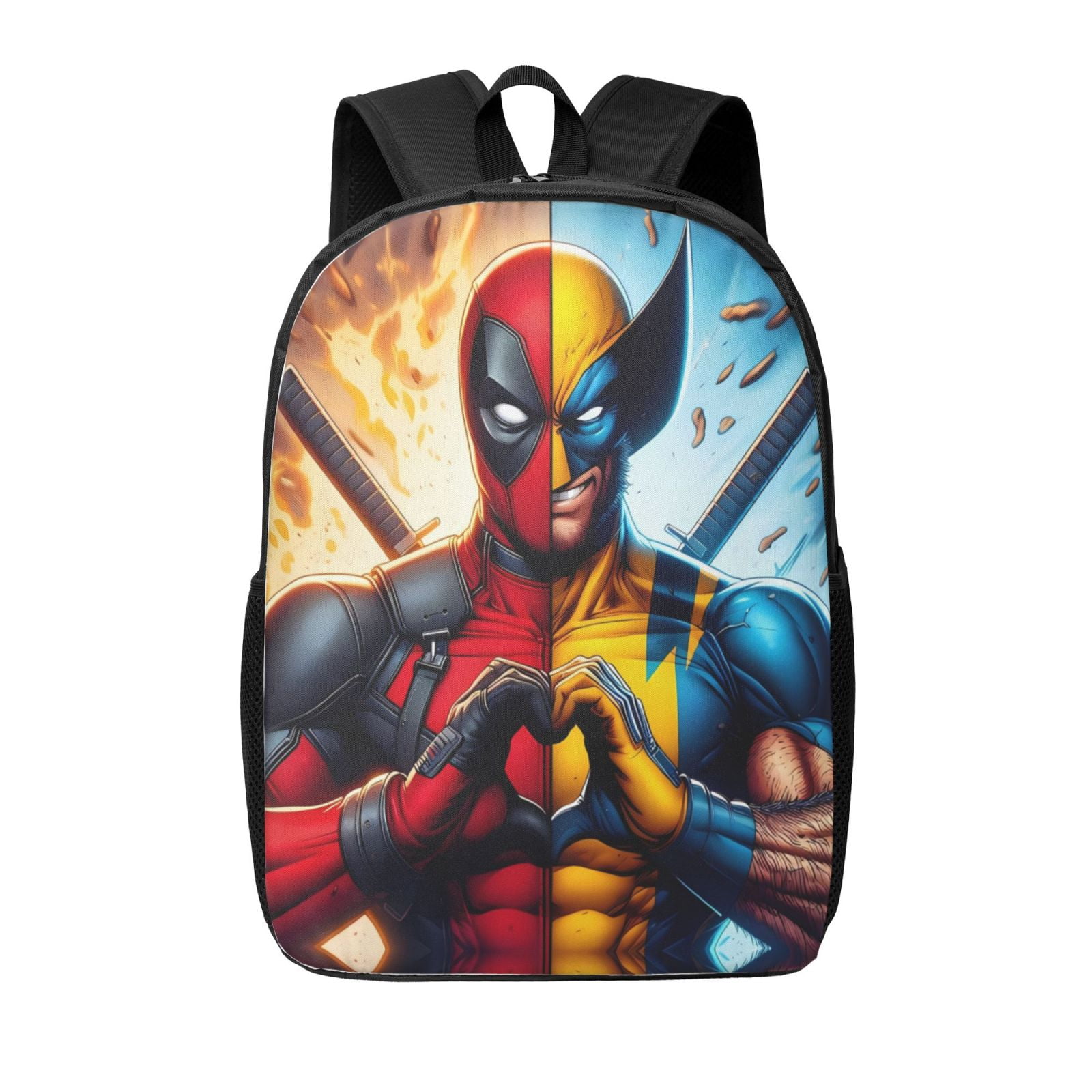 Deadpool And Wolverine Backpack Travel Hiking Daypack Backpack For Men ...