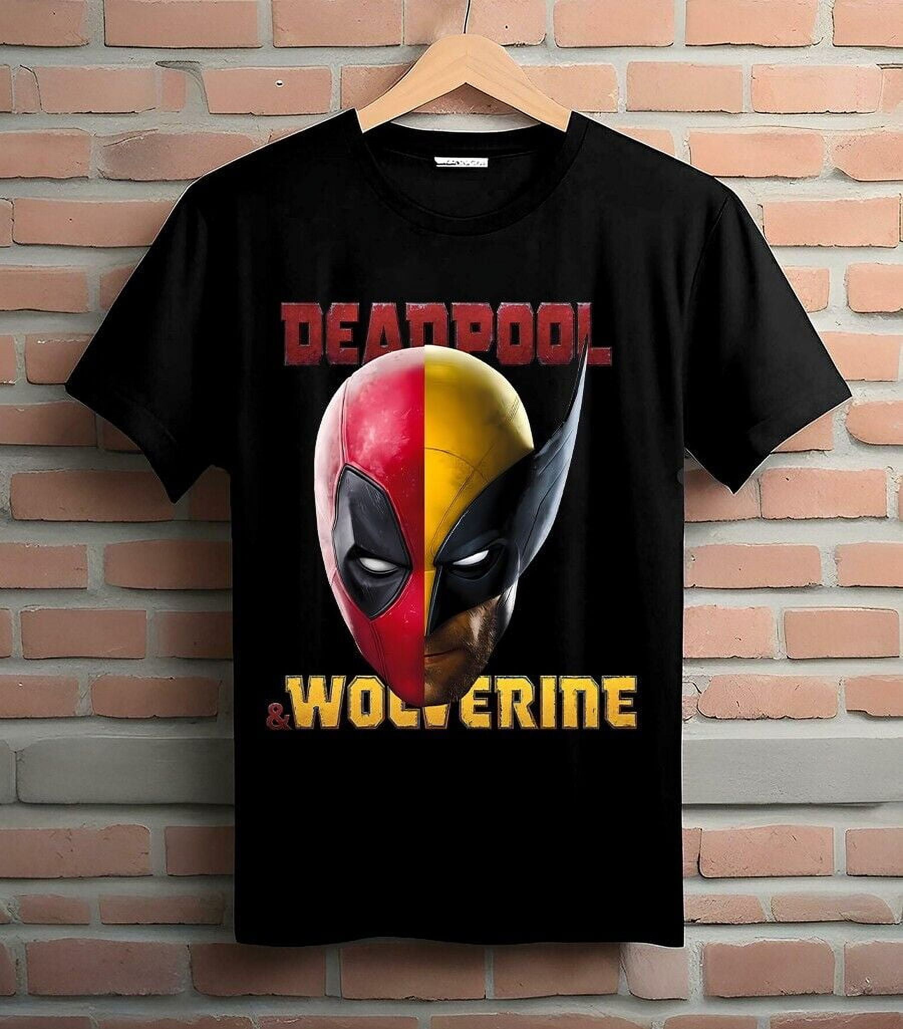 Deadpool And Wolverine Face-Off Comic 2024 X-men Fan Gift Tshirt Men ...