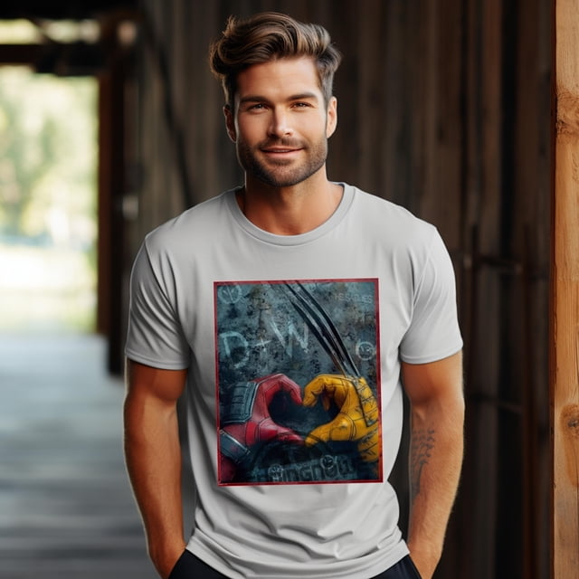 Deadpool And Wolverine Love Shirt Deadpool Wolverine Movie Shirt ...