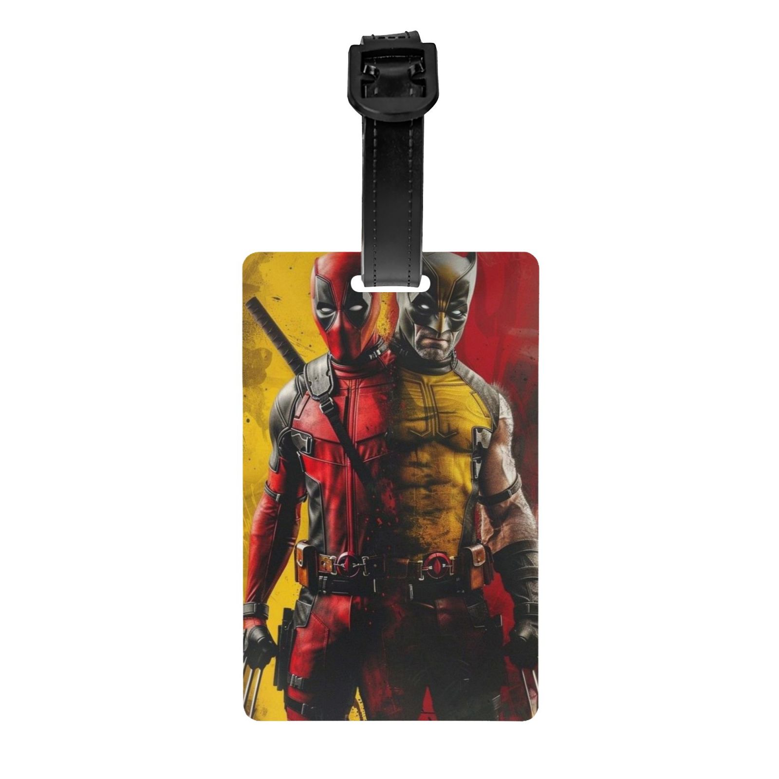 Deadpool And Wolverine Luggage Tags,Privacy Cover ID Label with Address ...