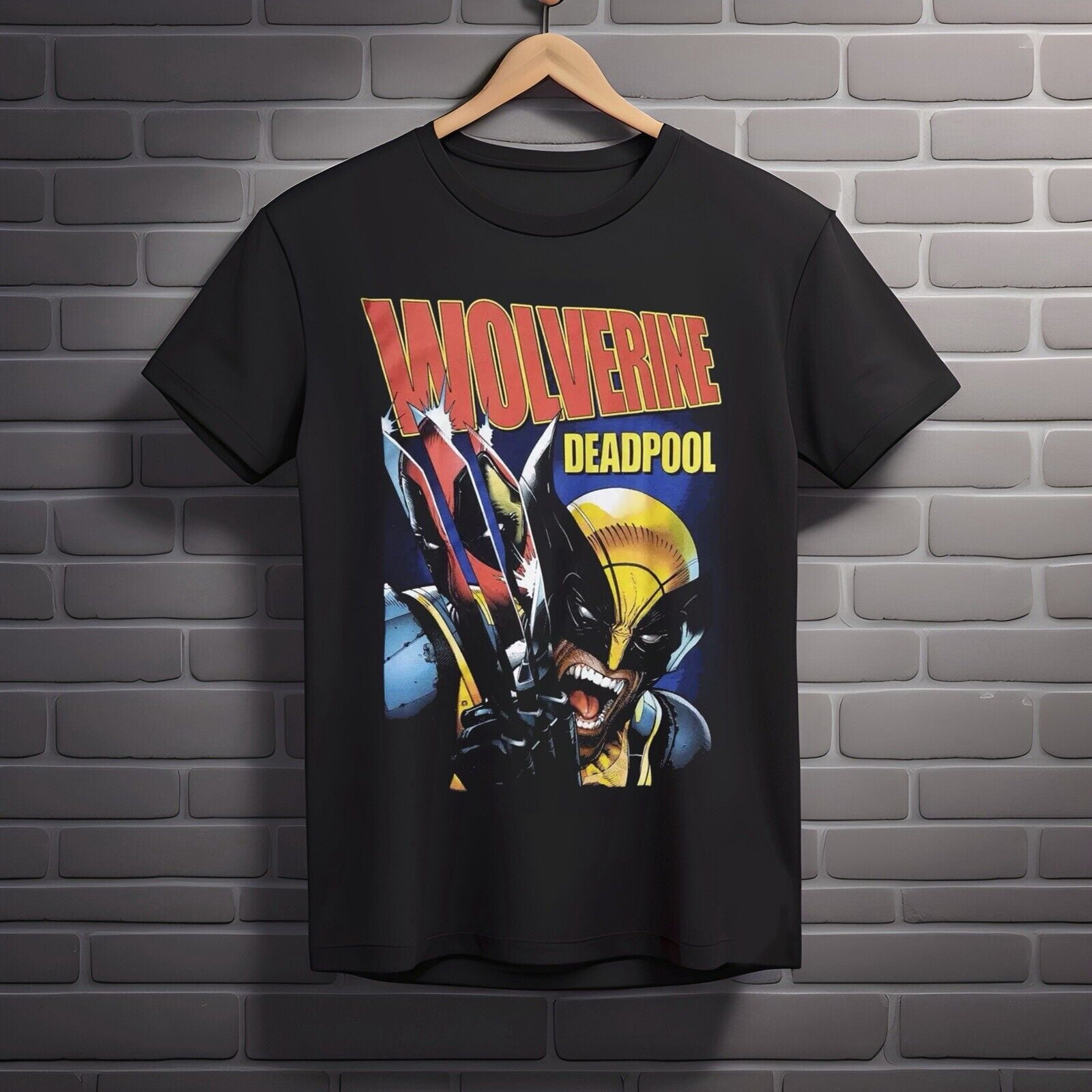 Deadpool And Wolverine Reflecting Claw Comic 2024 X-men Fan Gift Tshirt ...