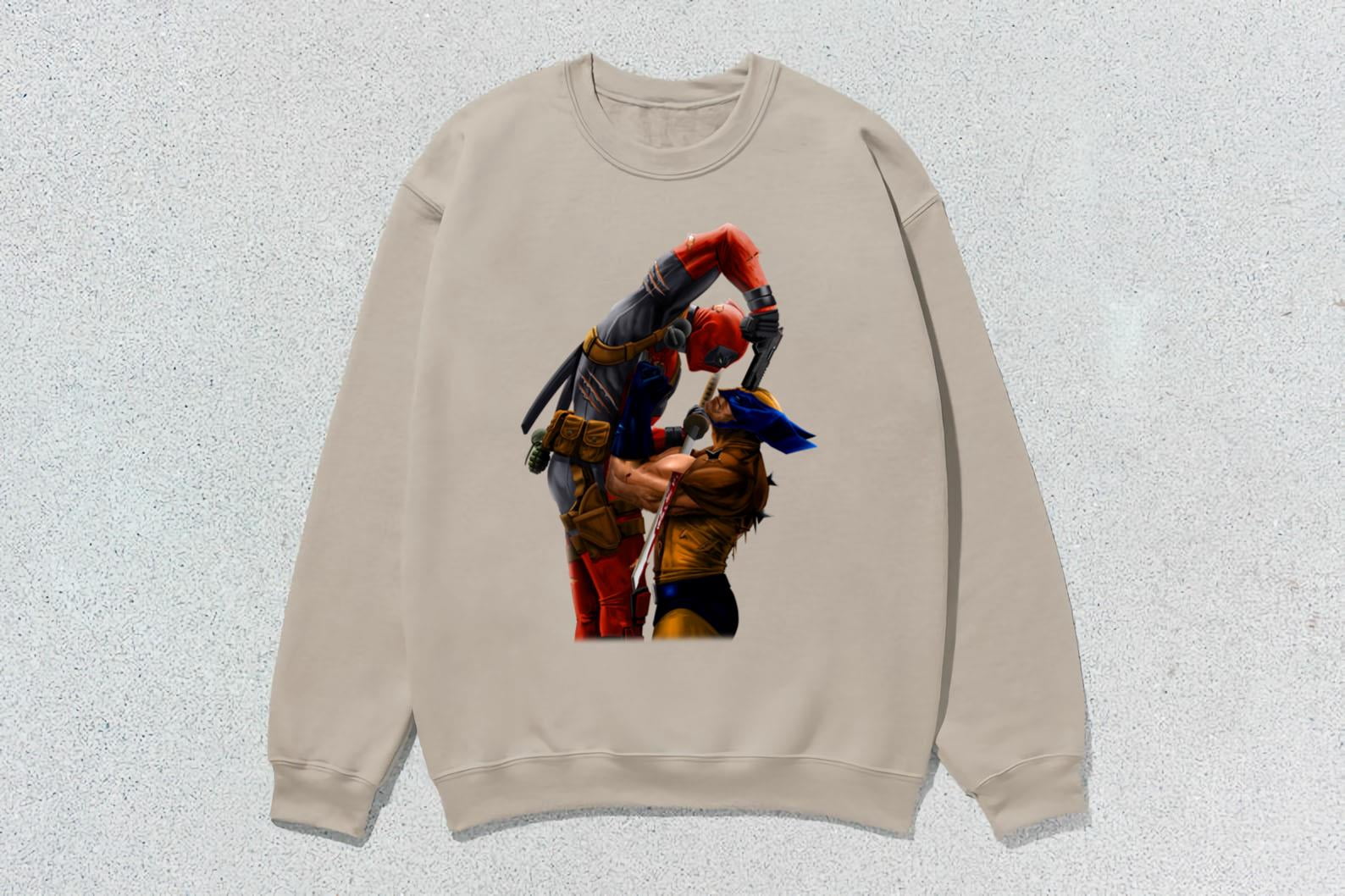 Deadpool And Wolverine Shirt V2 Deadpool 3 Movie Shirt Marvel Apparel ...