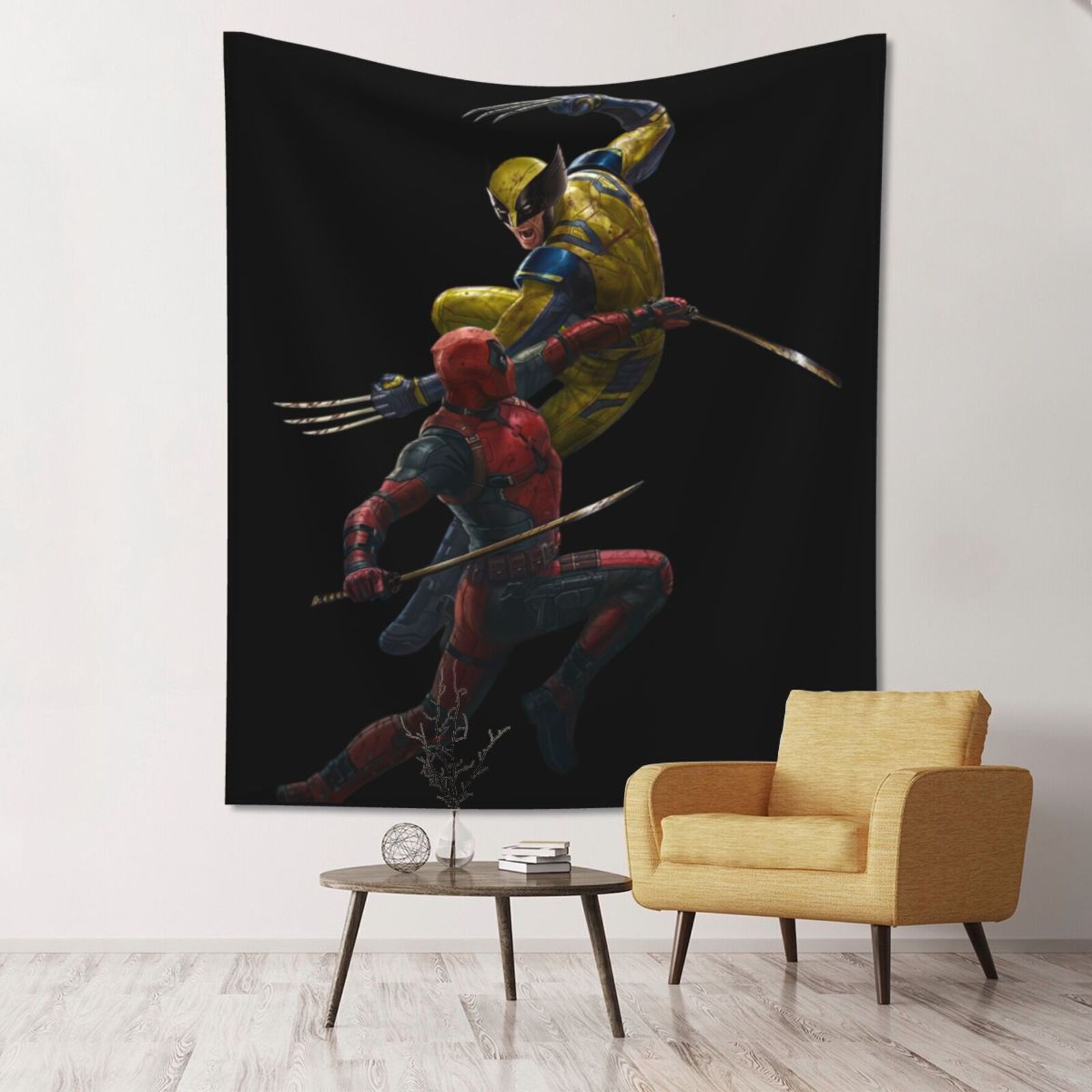 Deadpool And Wolverine Tapestry Room Decor Pictures Artwork Decorations ...