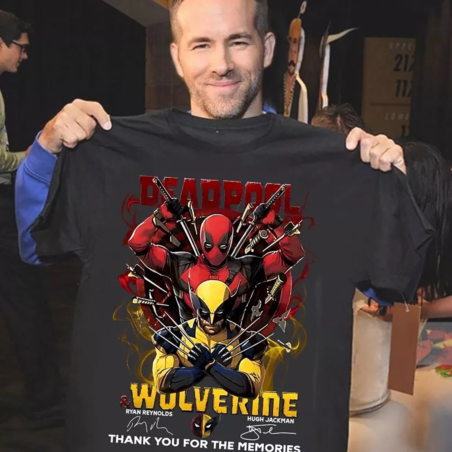 Deadpool And Wolverine Thank You For The Memories Superheroes Tshirt ...