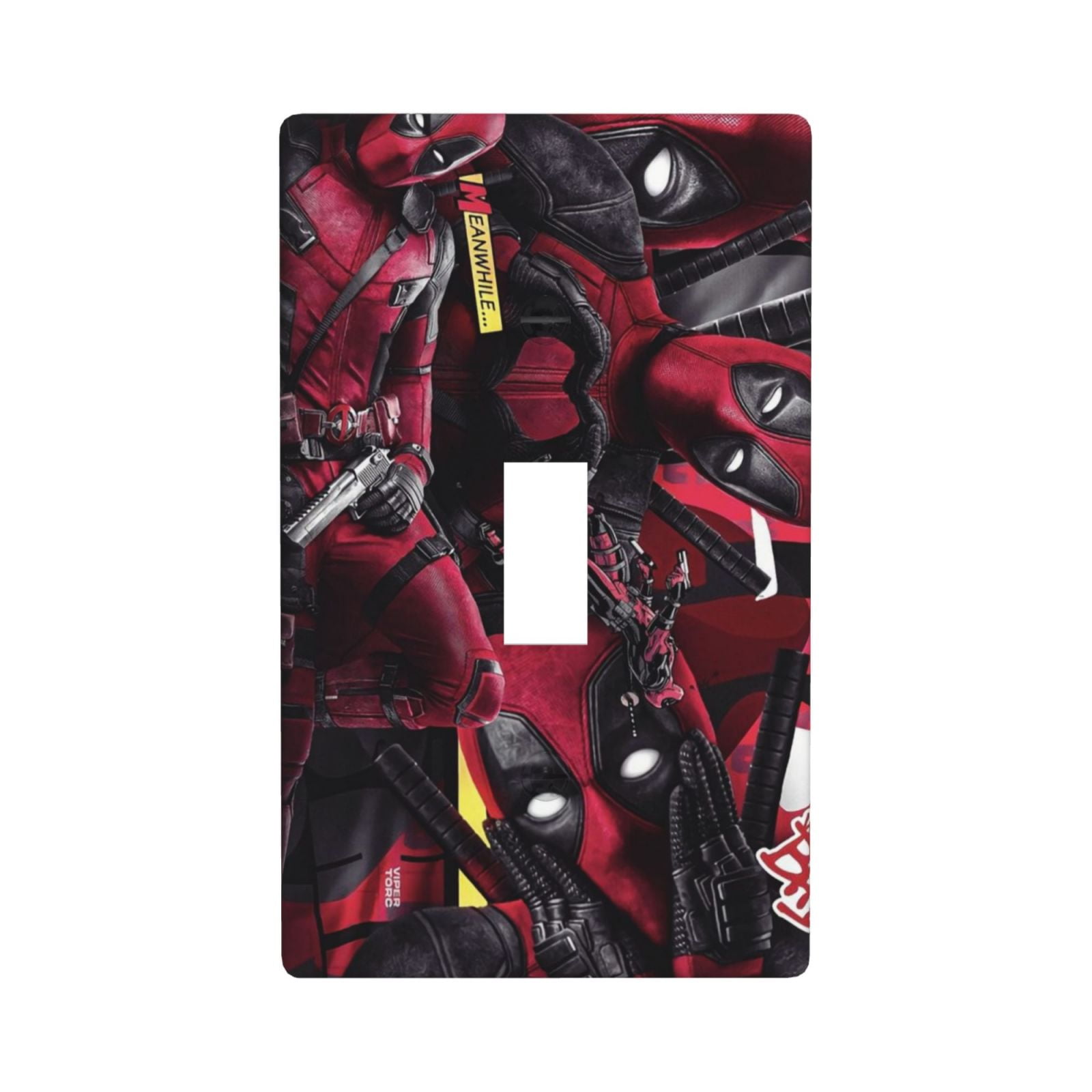 Deadpool Anime Light Switch Cover Plates, Single Lever Wall Plate, 1 ...