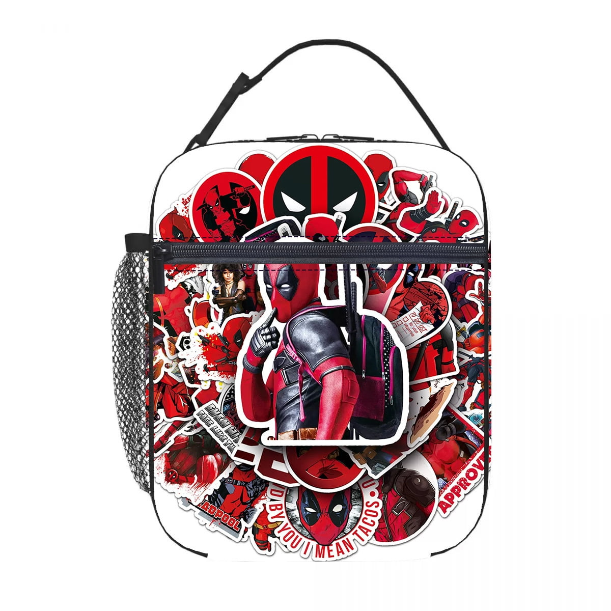 Deadpool Anime Lunch Bag & Lunch Box for Men Women Teens - Insulated ...