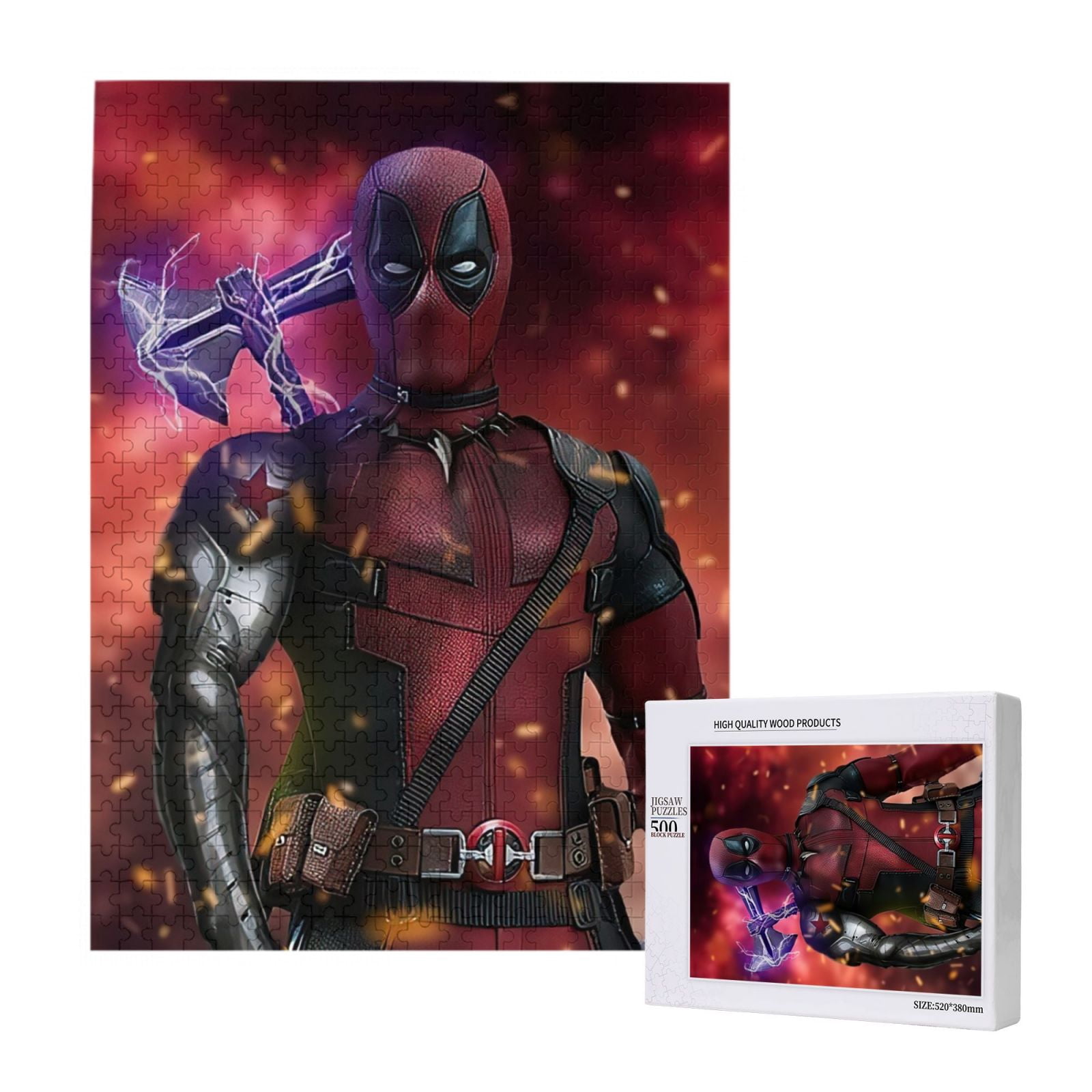 Deadpool Anime Puzzles Boys Girls Teens 300/500/1000 Piece Wooden ...