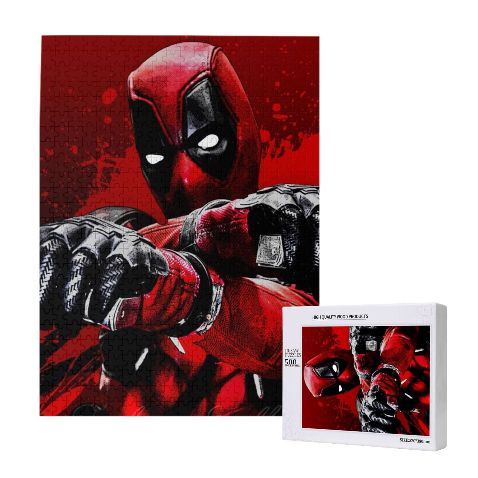 Deadpool Anime Puzzles Boys Girls Teens 300/500/1000 Piece Wooden ...
