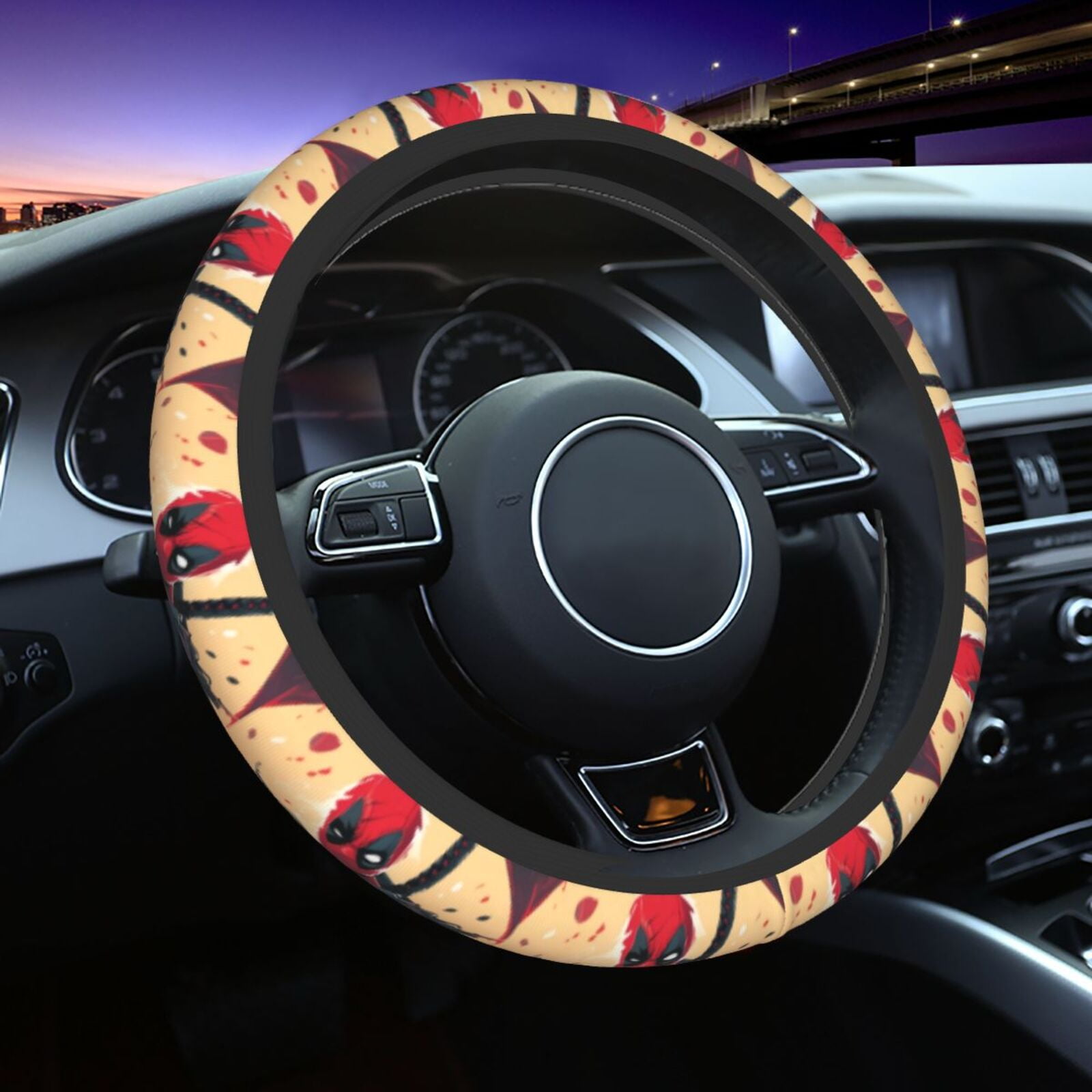Deadpool Anime Steering Wheel Cover,Men'S And Women'S Anime Car ...