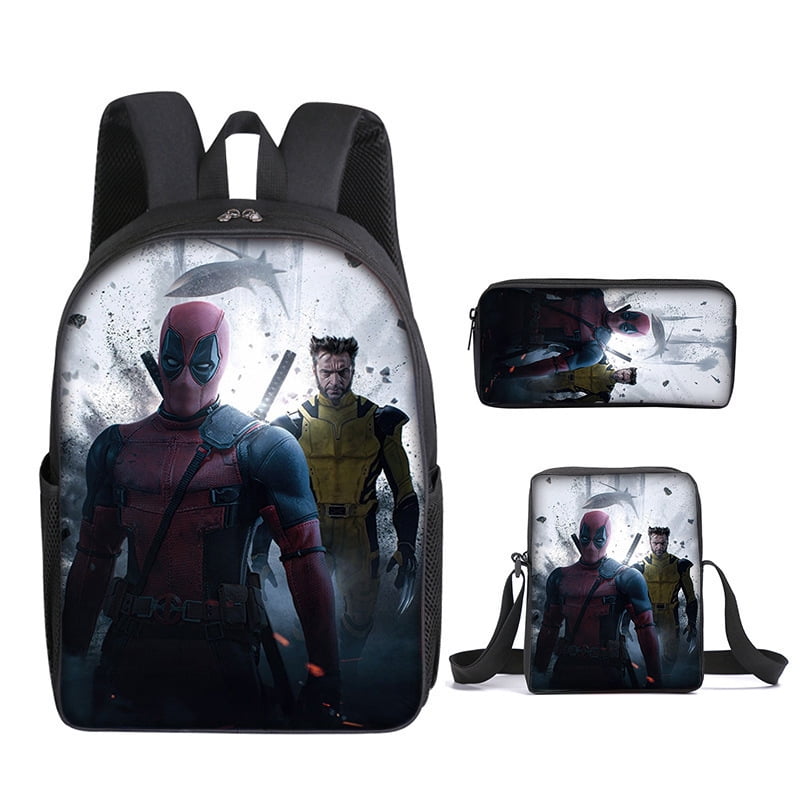 Deadpool Anime Travel Backpack for Teens/Womens/Mens/ Casual Daypack ...