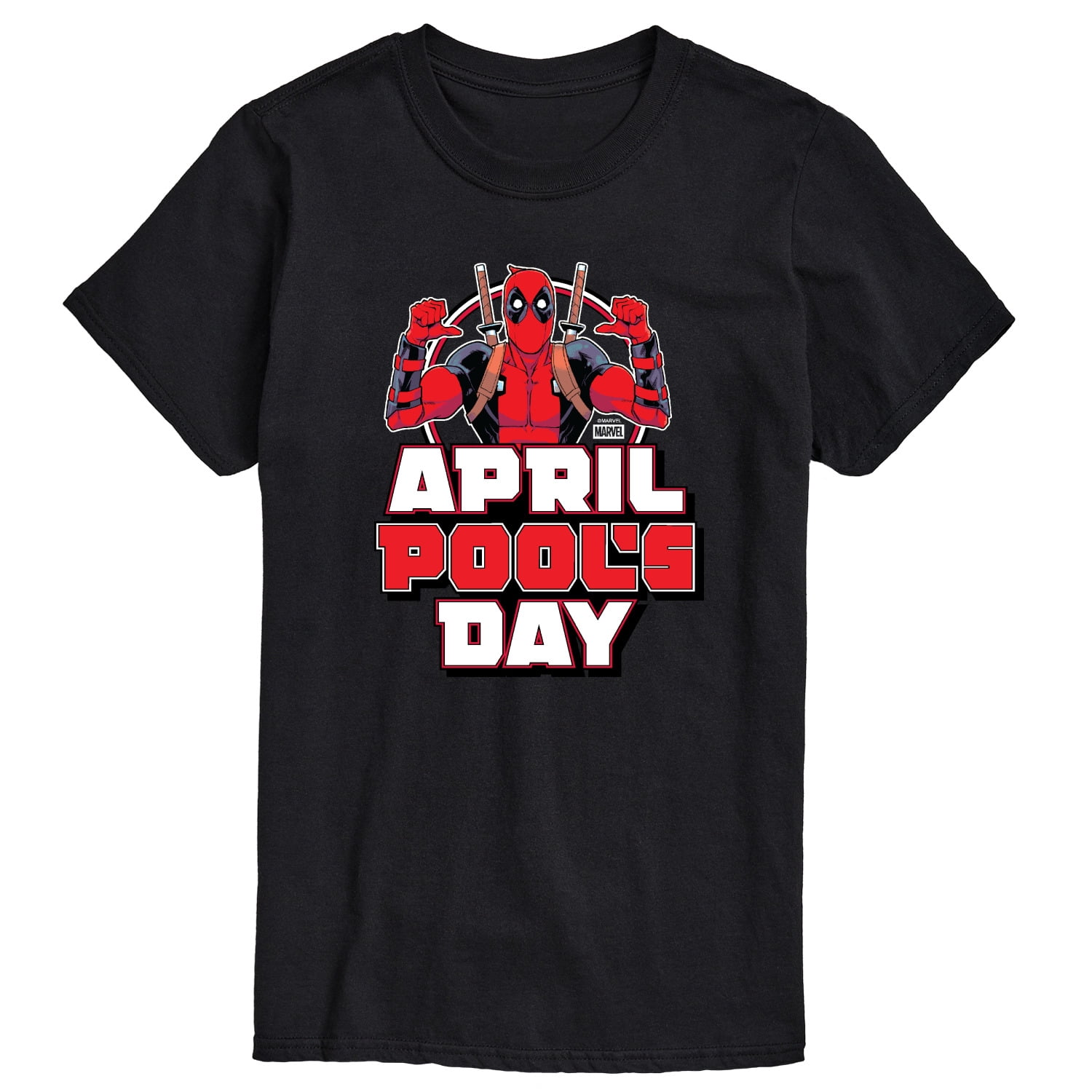 Deadpool - April Pool's Day - Men's Short Sleeve Graphic T-Shirt ...