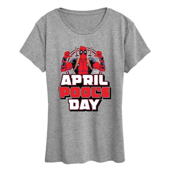 Deadpool - April Pool's Day - Women's Short Sleeve Graphic T-Shirt ...