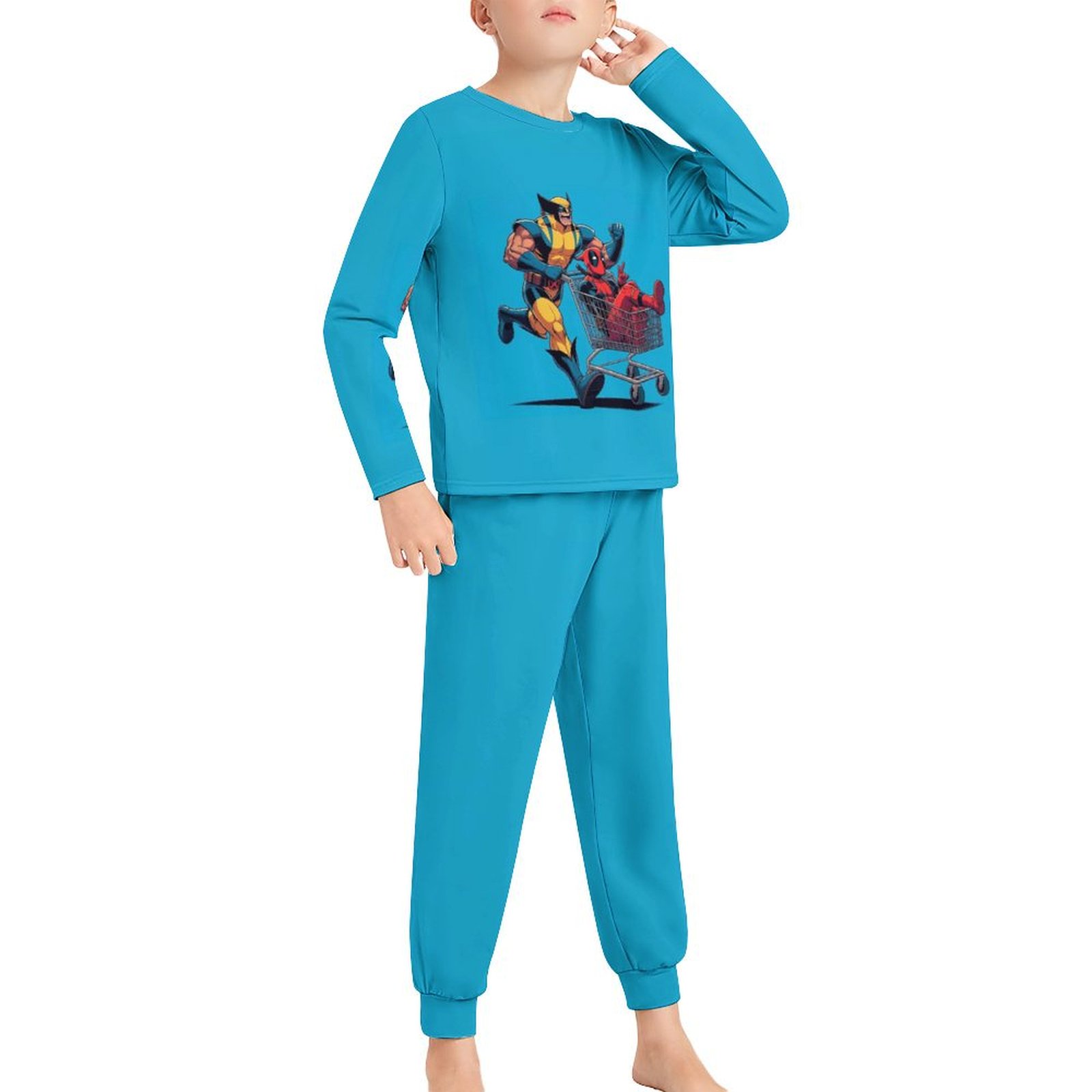 Deadpool-Attack Boys Pajamas for Toddler Clothes Set Planet Train ...