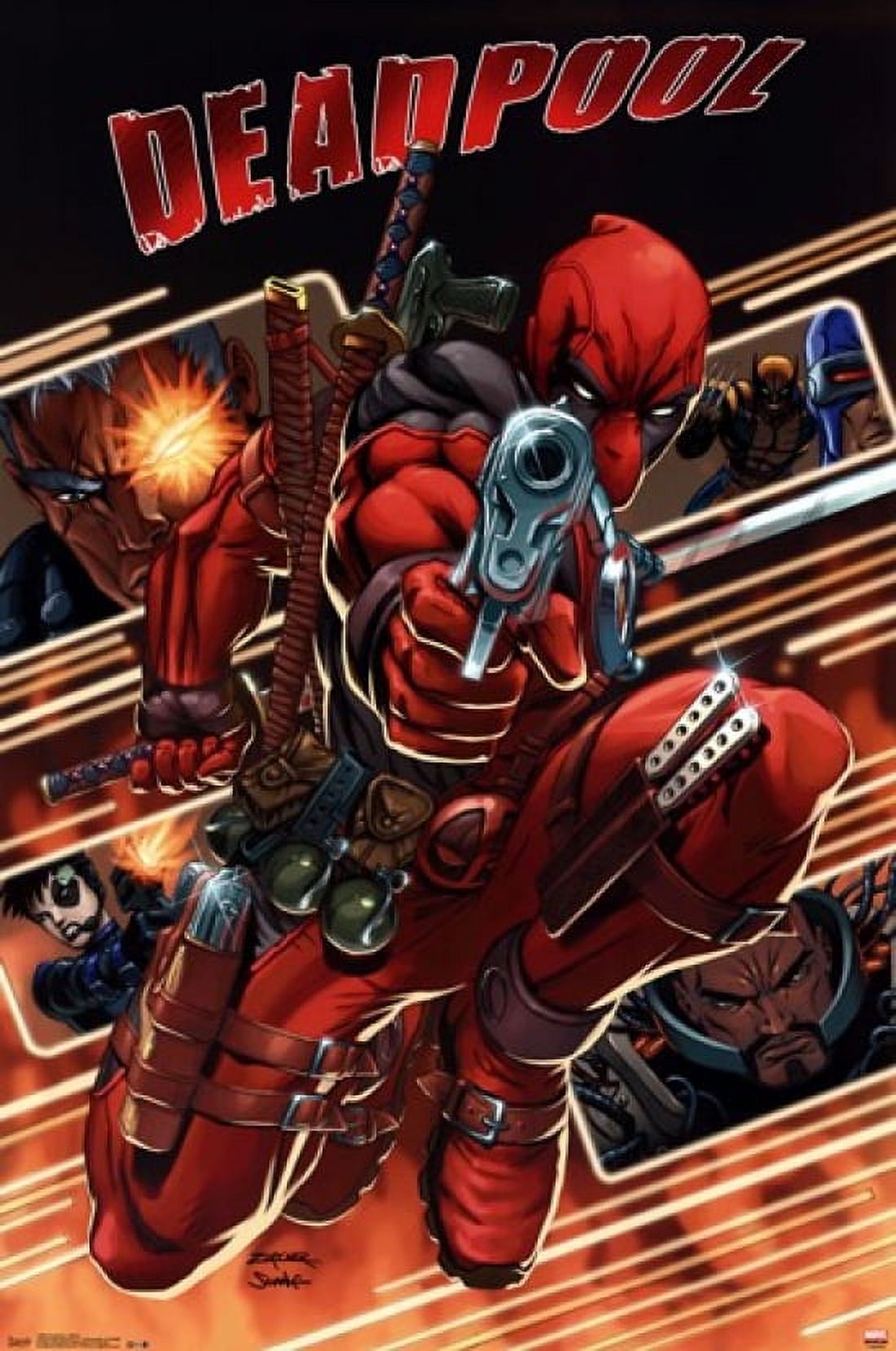 Deadpool - Attack Poster Print (22 x 34) - Walmart.com