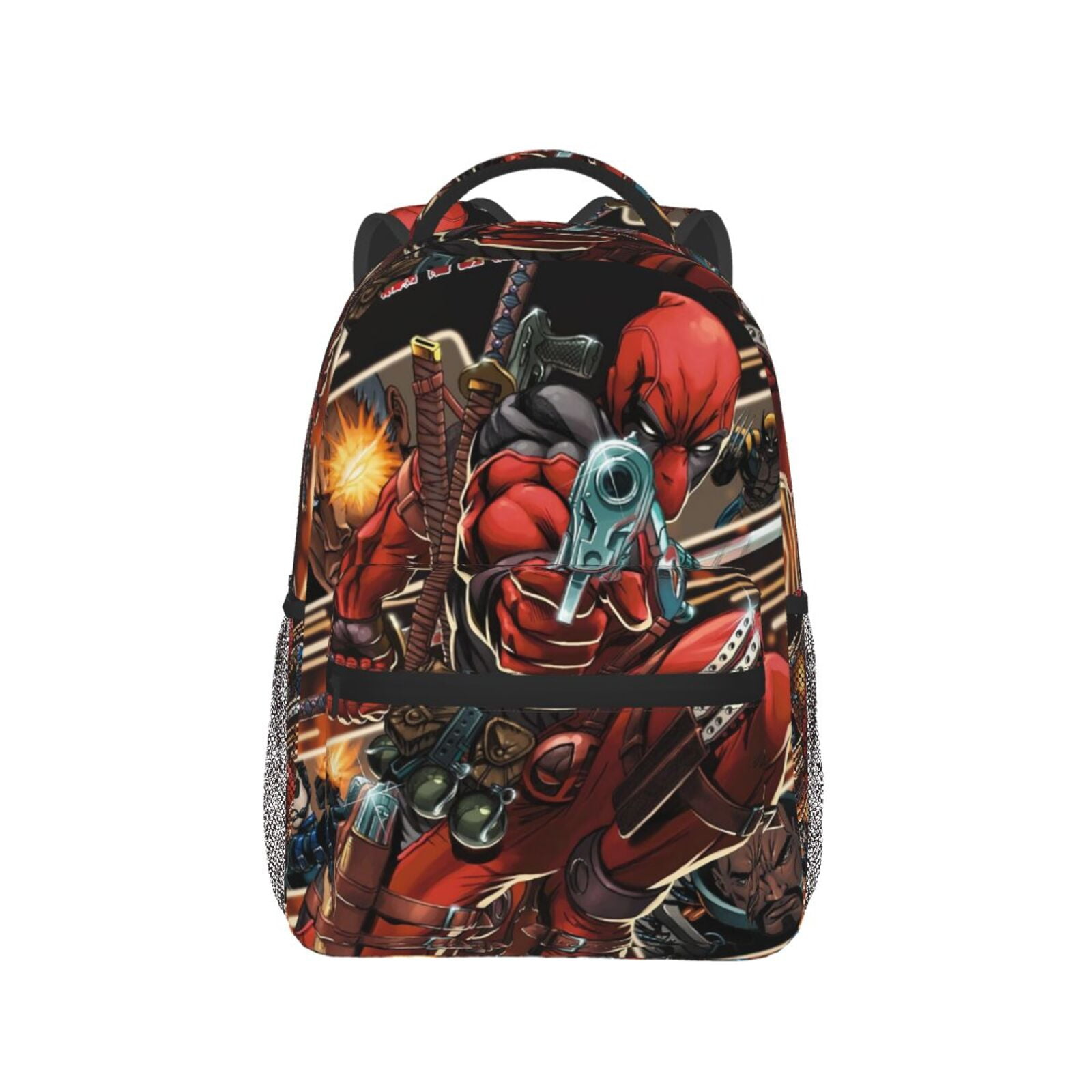 Deadpool-Attack Travel Backpack,Carry On Backpack Personal Item Travel ...