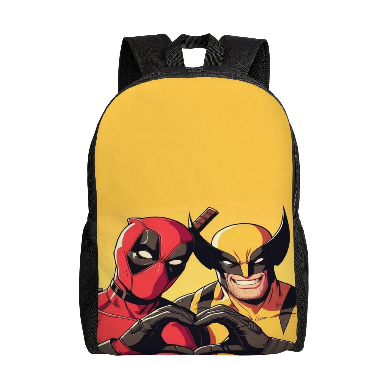 Deadpool Backpack, 3D Printed Cartoon Laptop Bag Bookbag, Lightweight ...