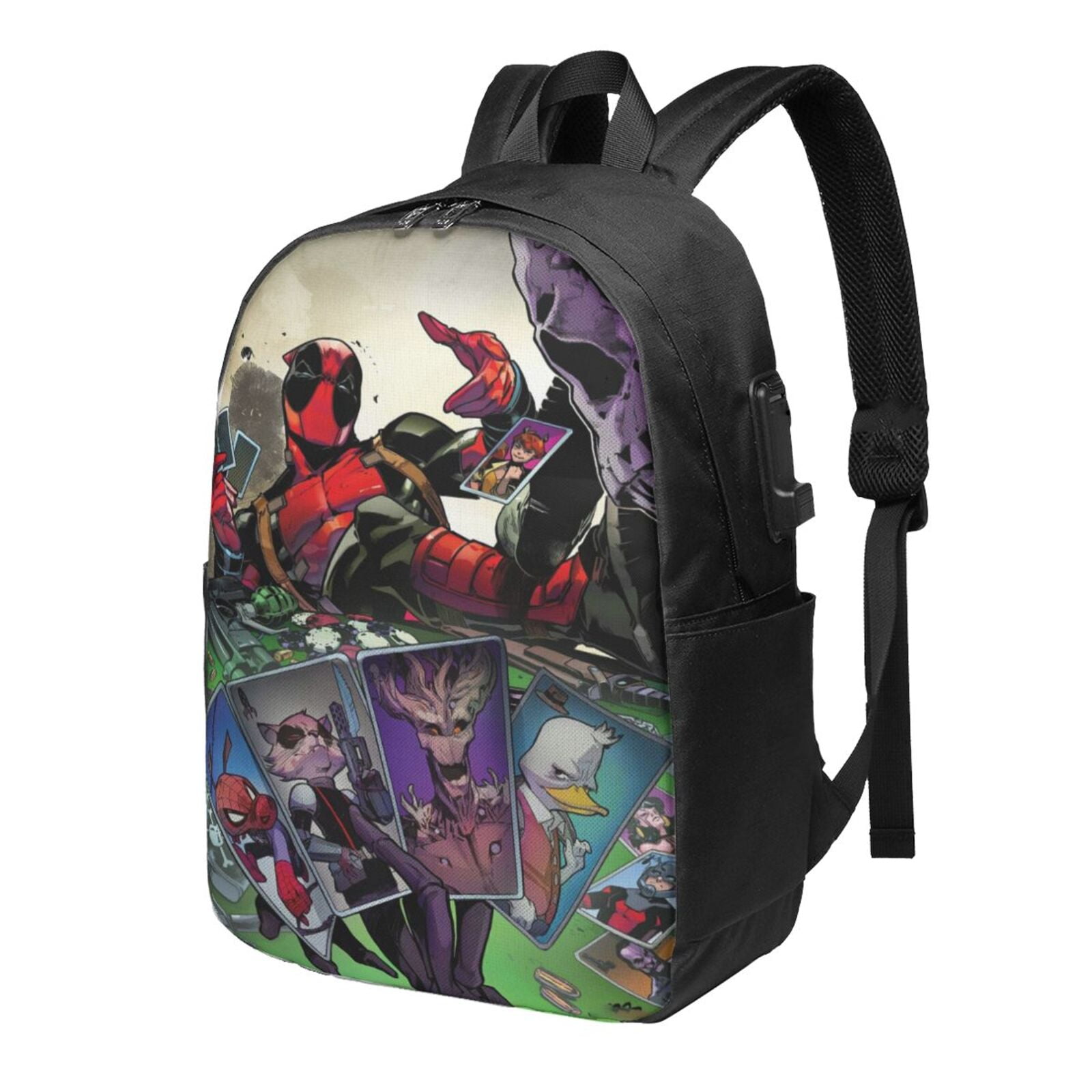 Deadpool Backpack Fashion Travel Backpack Laptop Backpack 17 Inch ...