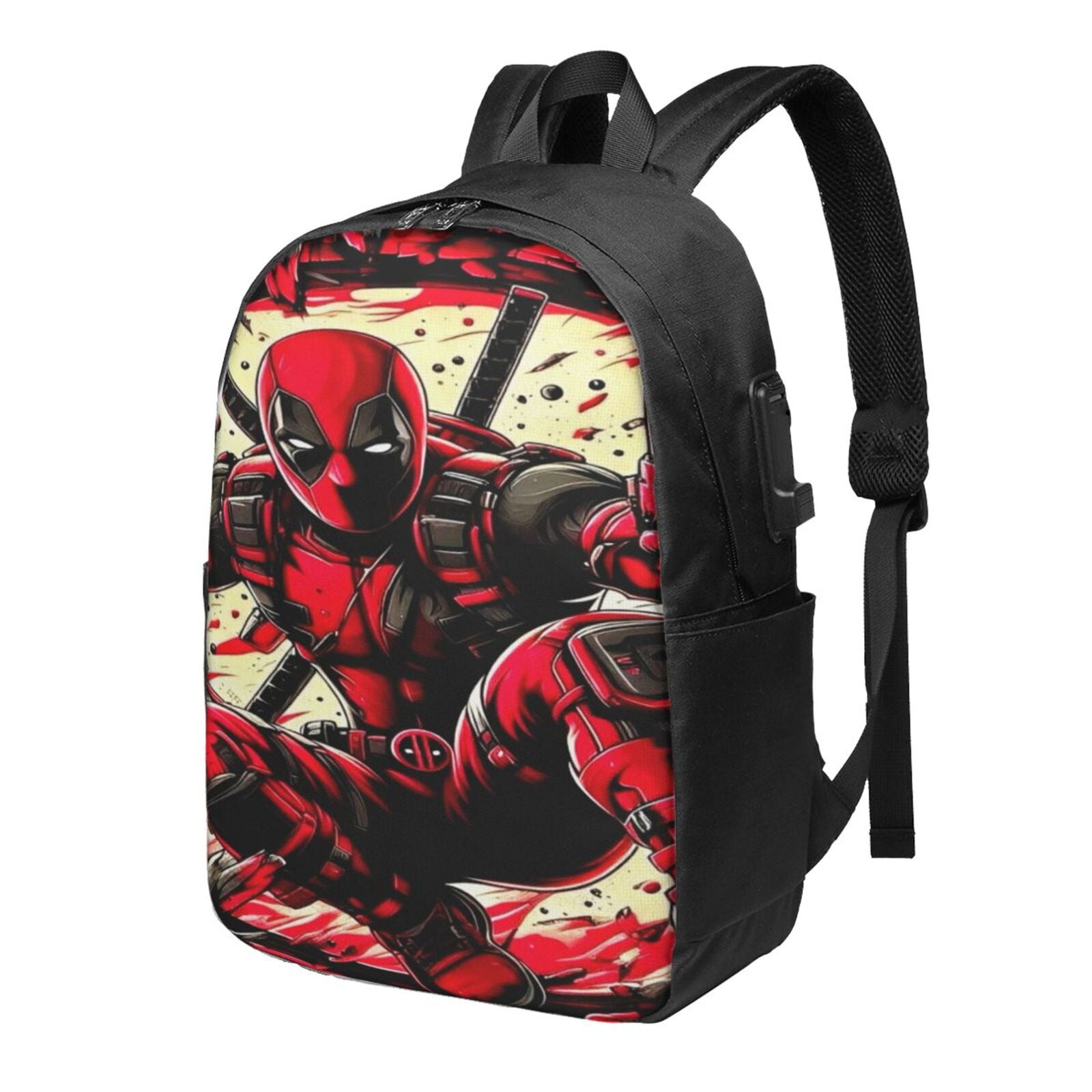 Deadpool Backpack Fashion Travel Backpack Laptop Backpack 17 Inch ...