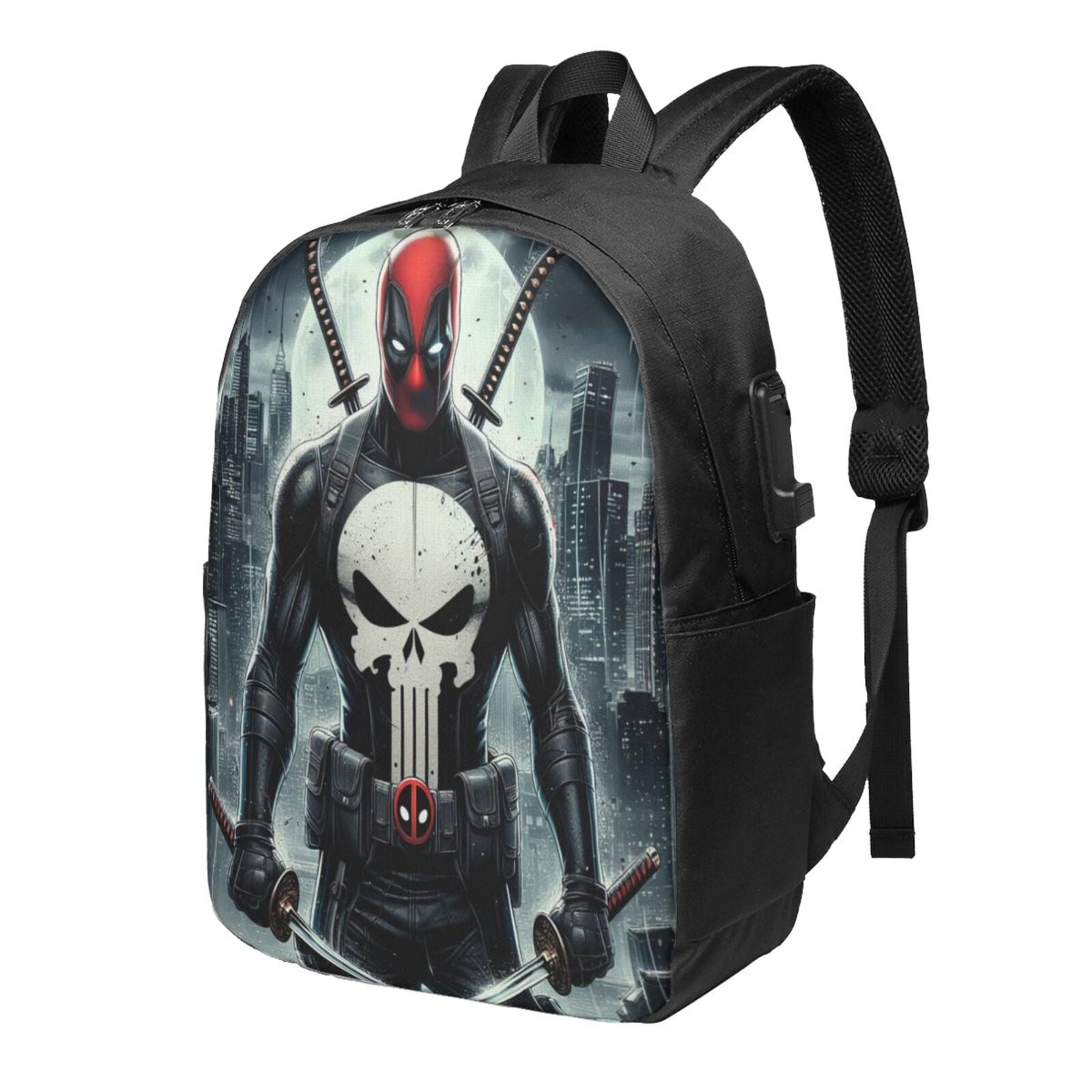 Deadpool Backpack Fashion Travel Backpack Laptop Backpack 17 Inch ...